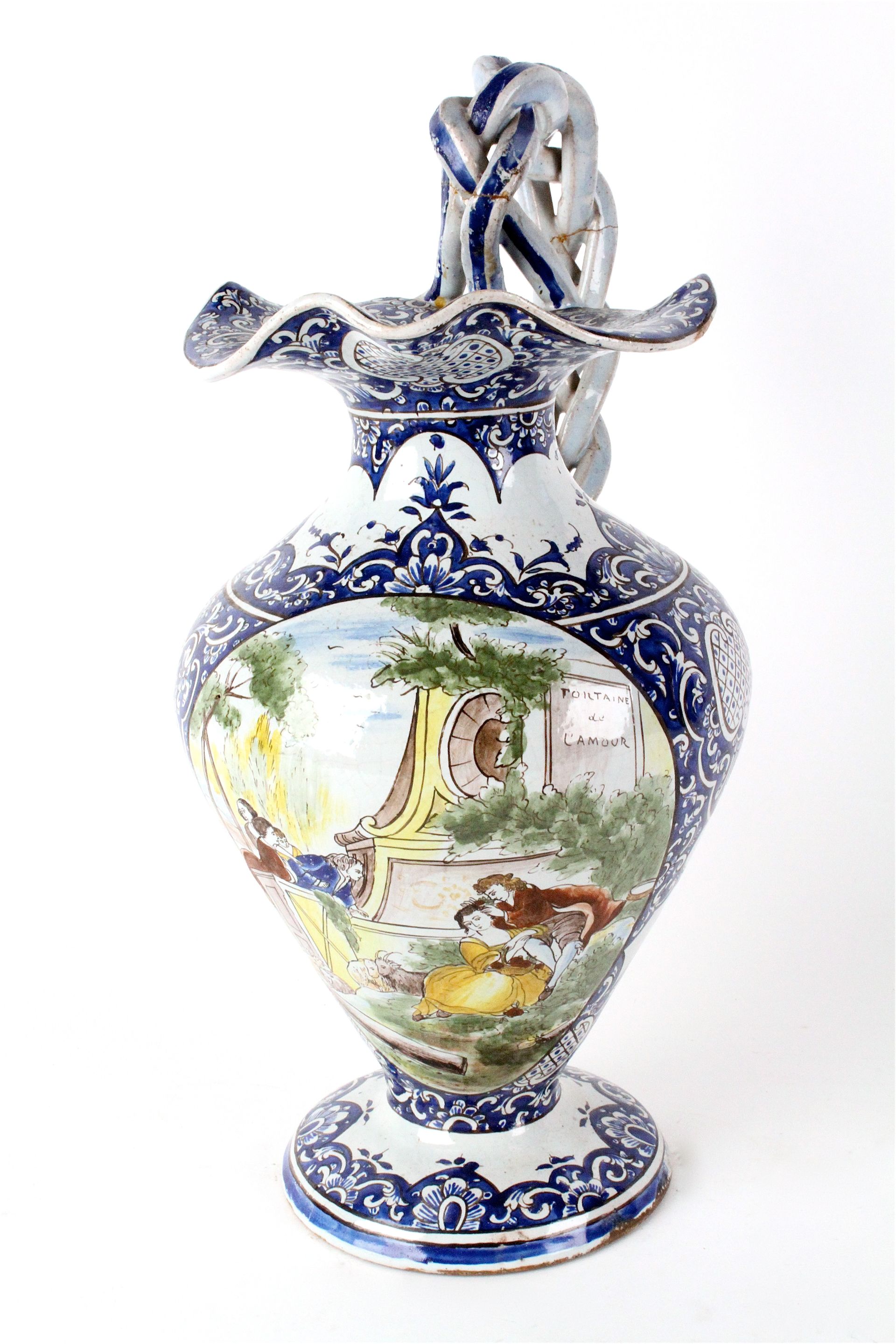 Bonhams : A French Faience pottery ewerLate 19th century