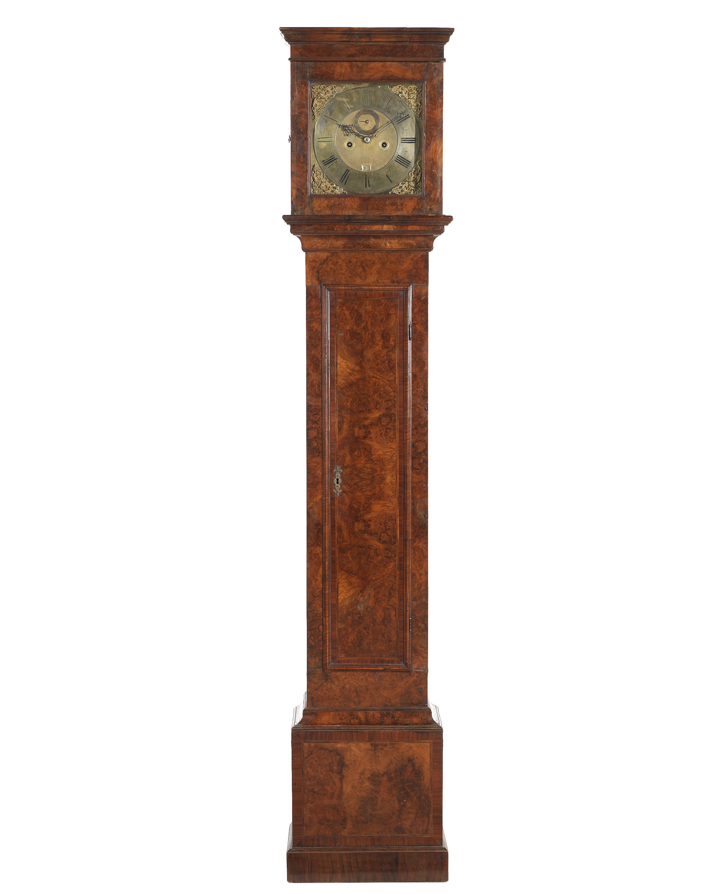 Bonhams : A late 17th century walnut longcase clock Mansell Bennett ...