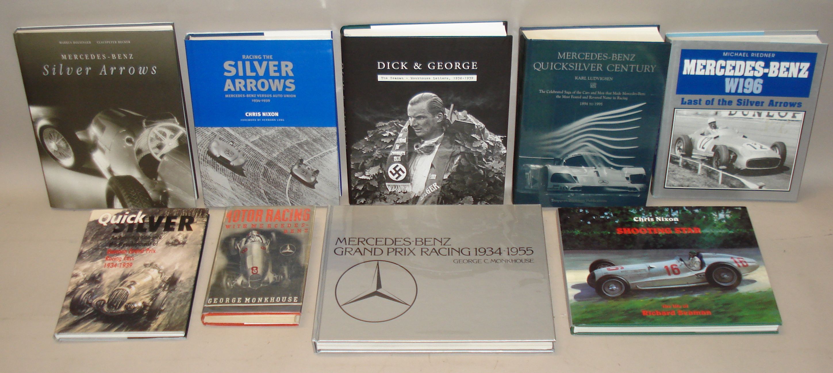 Bonhams Cars : Nine books relating to Mercedes-Benz Grand Prix racing,