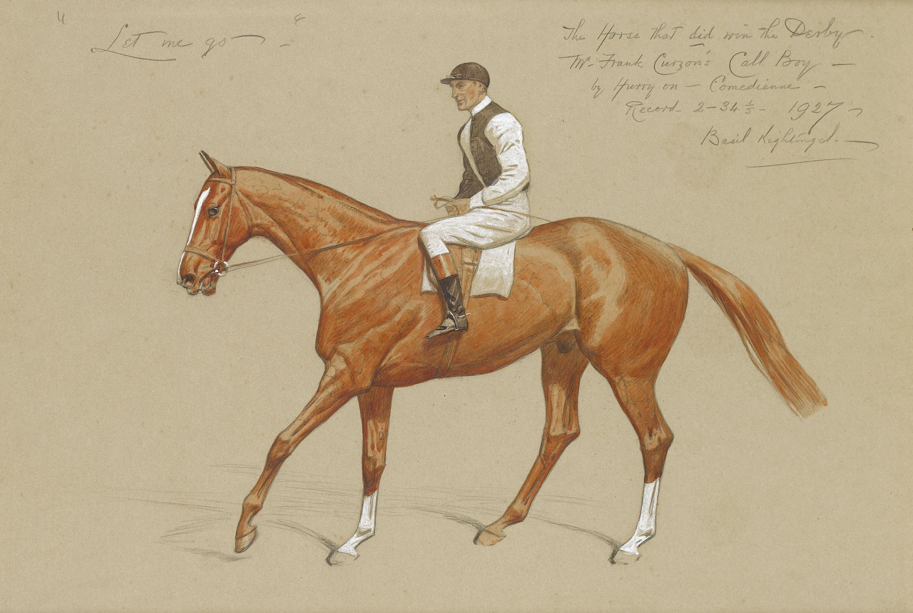 Bonhams : Basil Nightingale (British, 1864-1940) Let me go