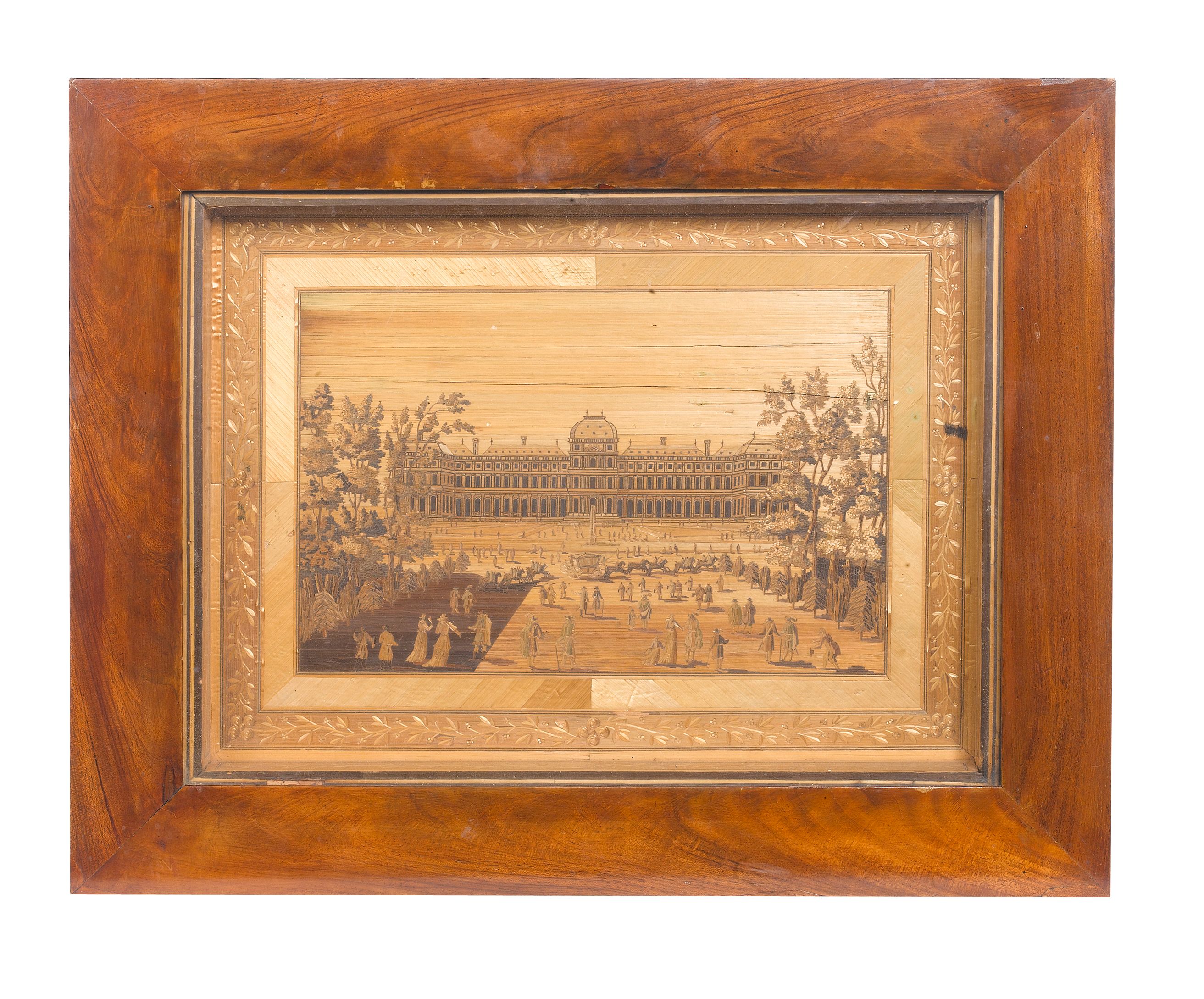 Bonhams : An early 19th century Prisoner of War straw work picture ...