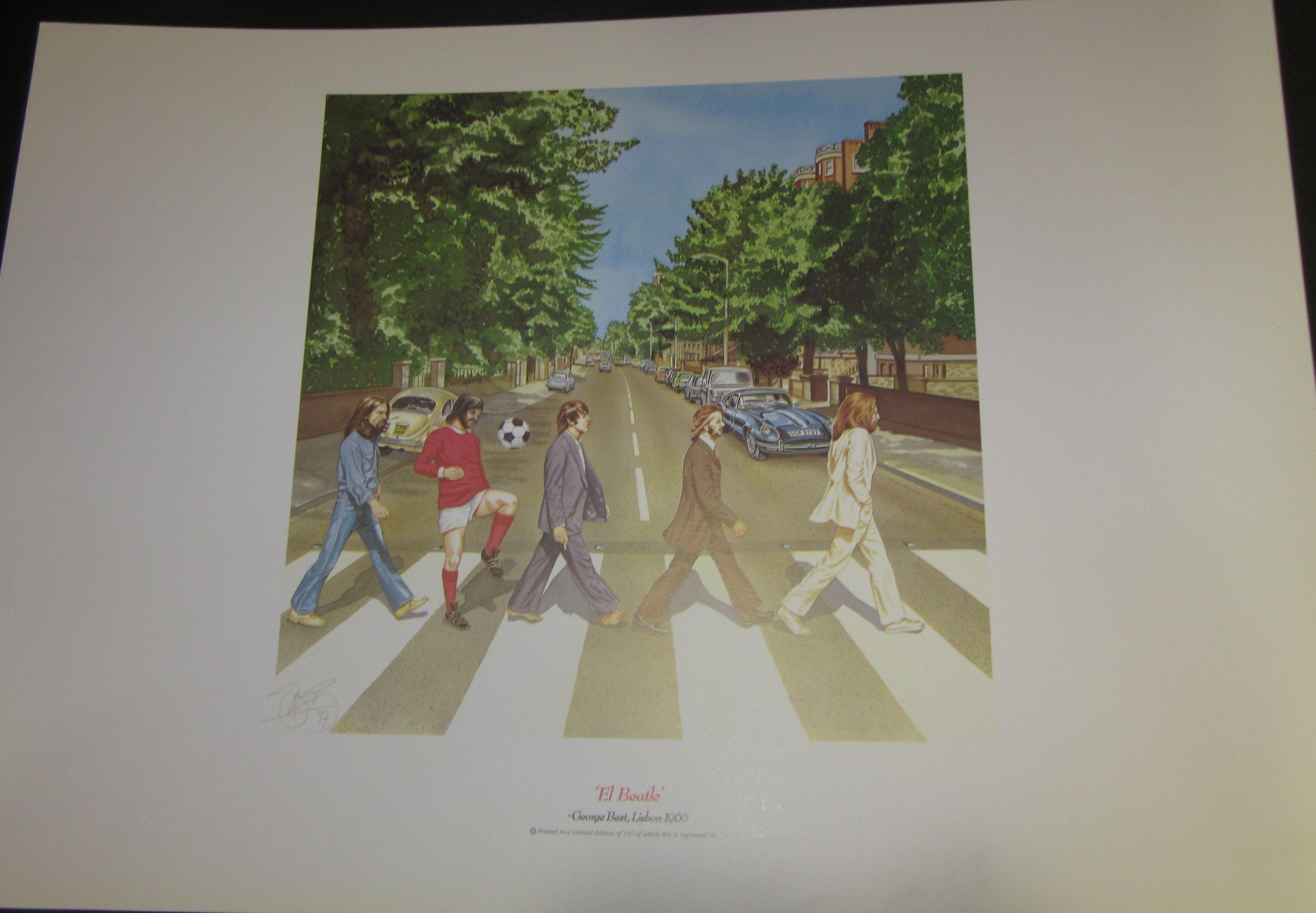 Bonhams : 'El Beatle' limited edition George Best prints
