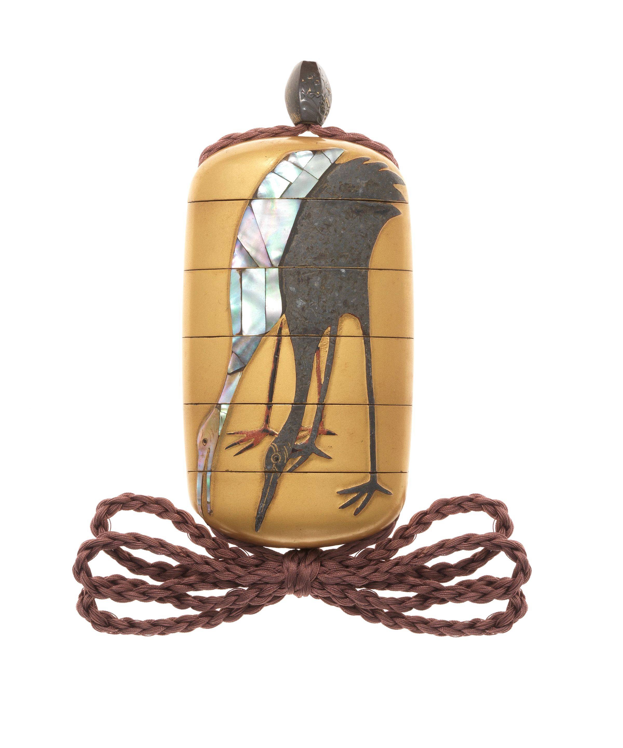 Bonhams : A gold lacquer five-case inro By Chohei, 18th/19th century