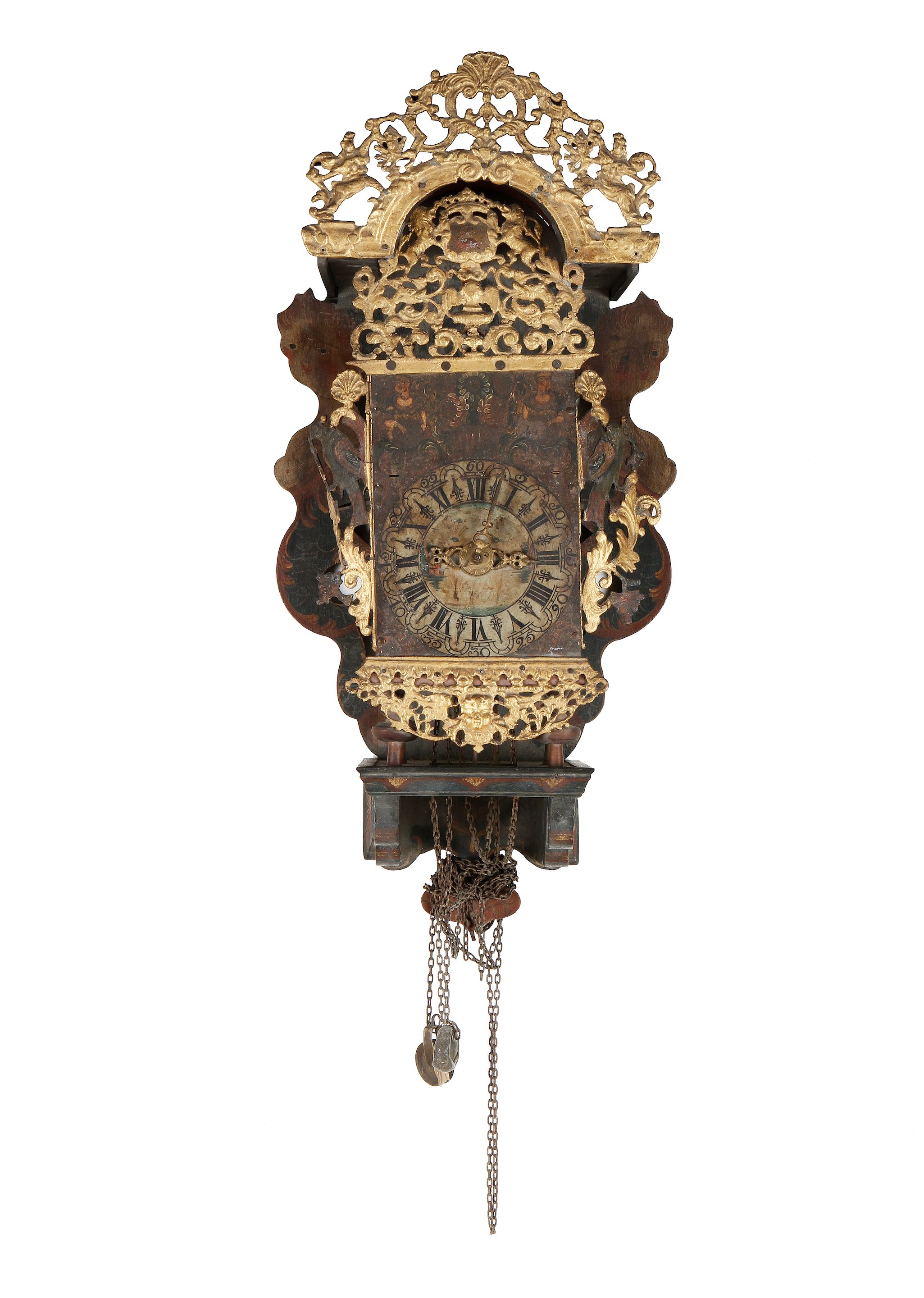 Bonhams : A late 19th century Friesland Stoel clock
