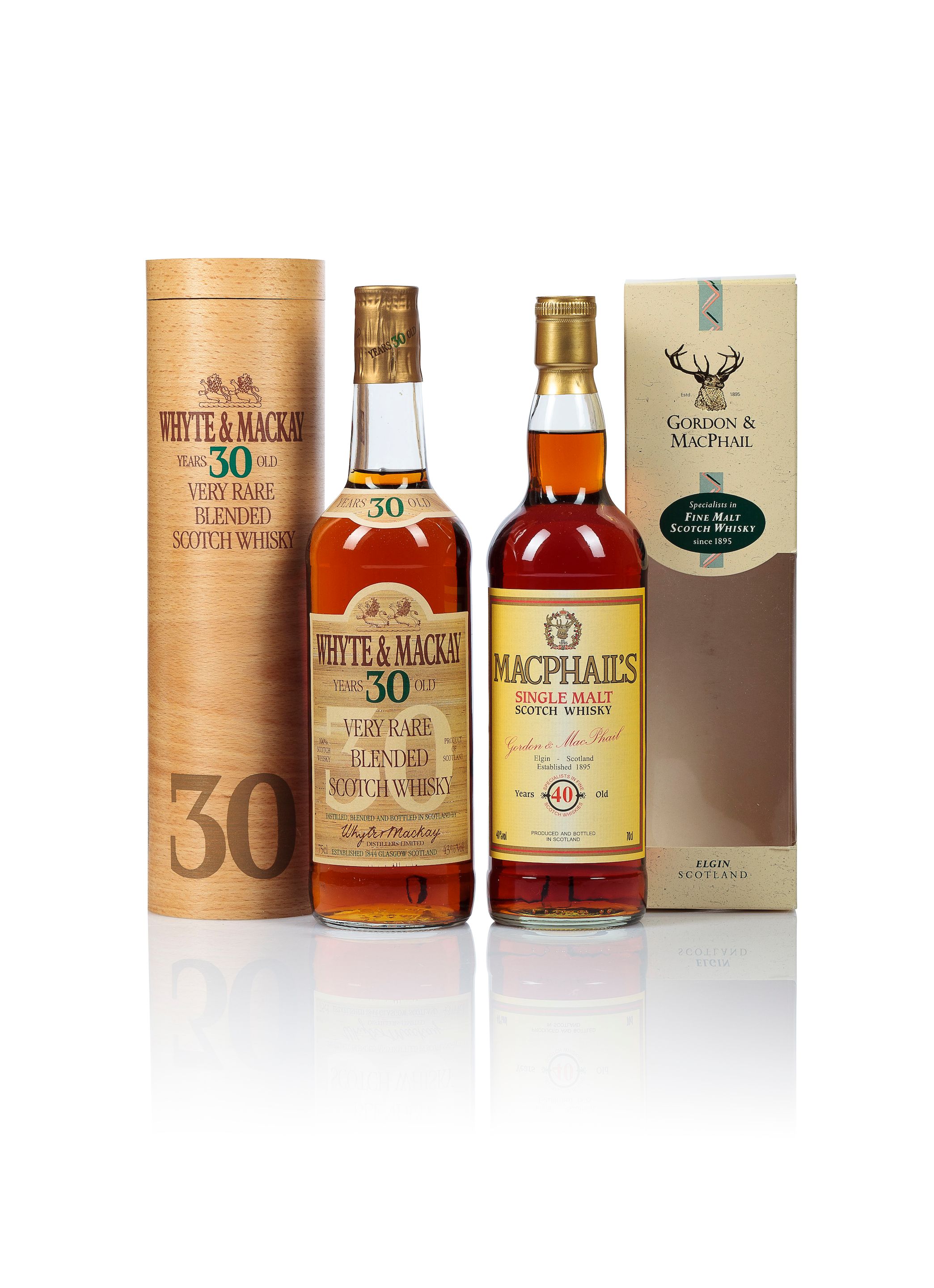 Bonhams : MacPhail's Blended Malt- 40 year old (1) Whyte & Mackay ...