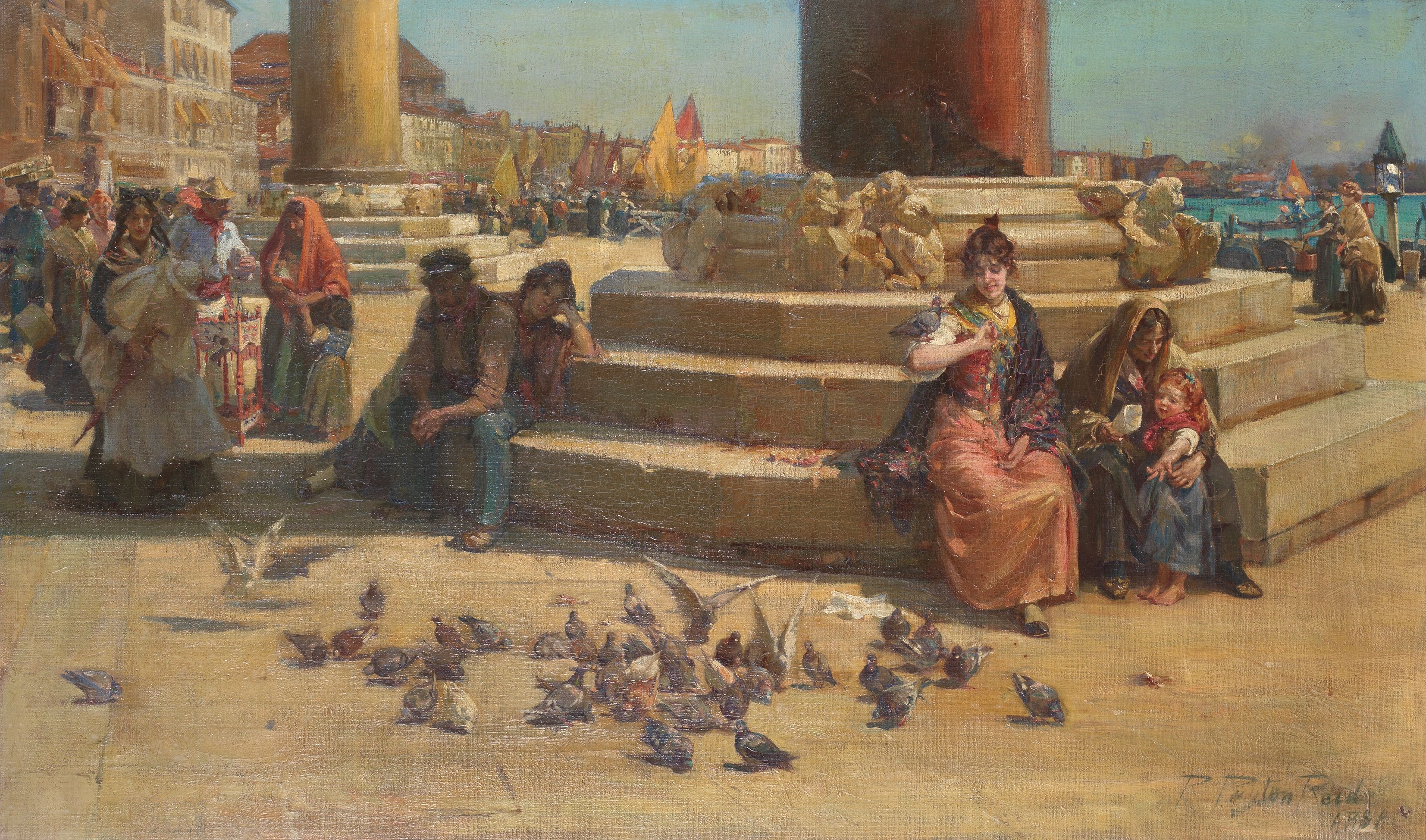 Bonhams : Robert Payton Reid ARSA (British, 1859-1945) Under the Winged ...