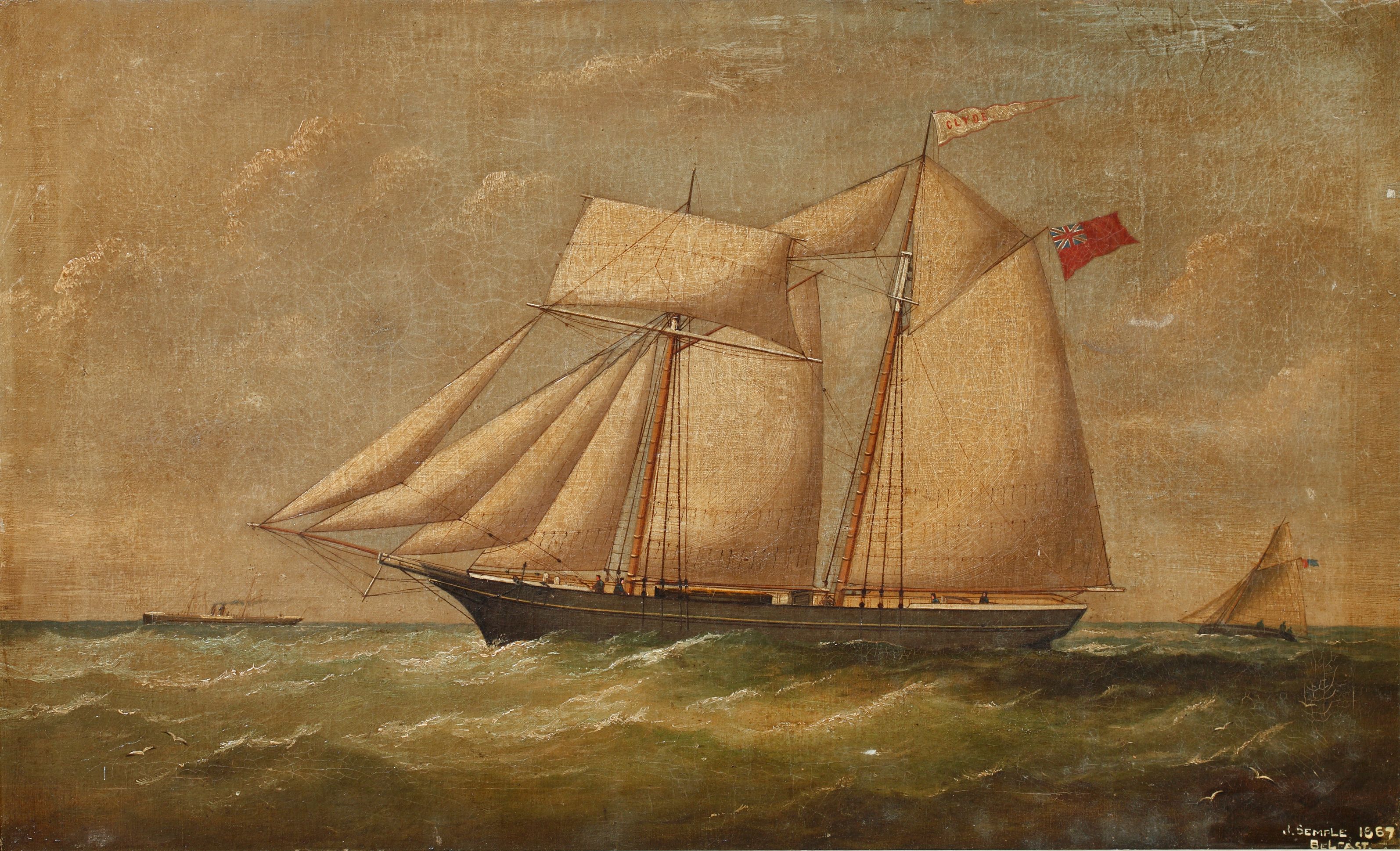 Bonhams : Joseph Semple (Irish, fl. 1867-1874) M V Clyde