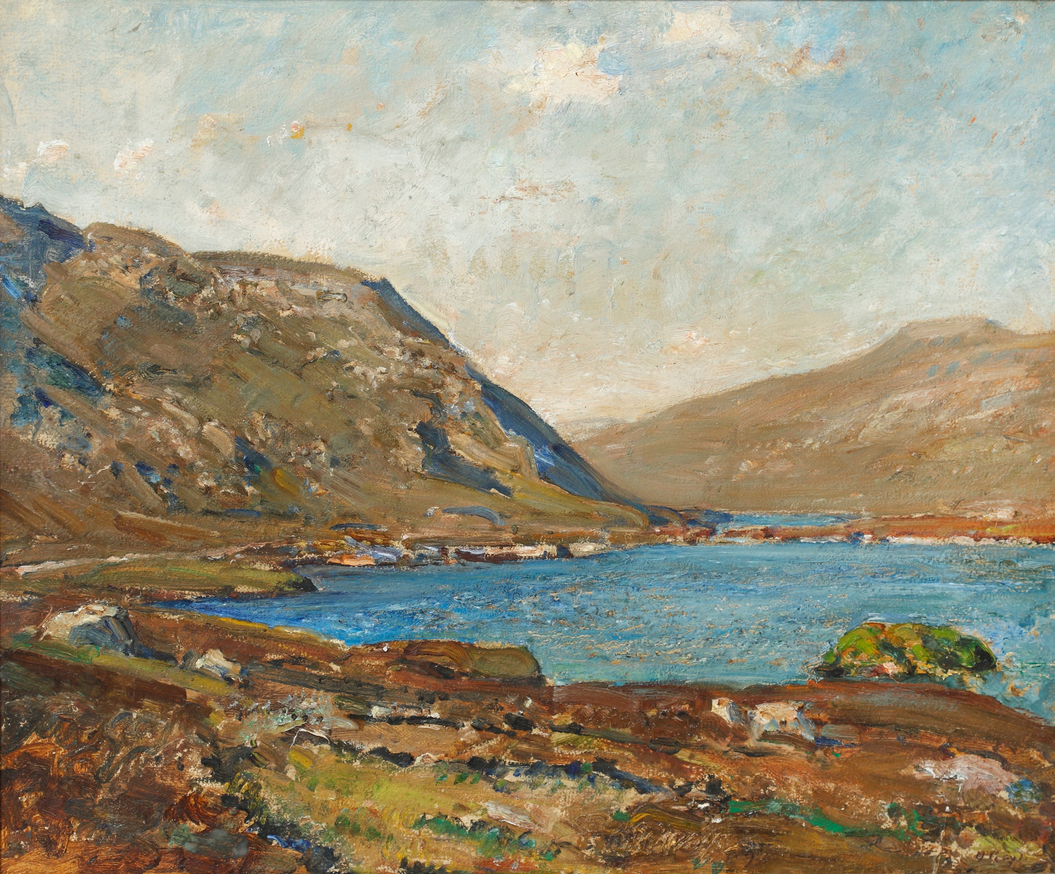 Bonhams : Herbert F. Royle (British, 1870-1958) Loch Laxdale (the Blue ...