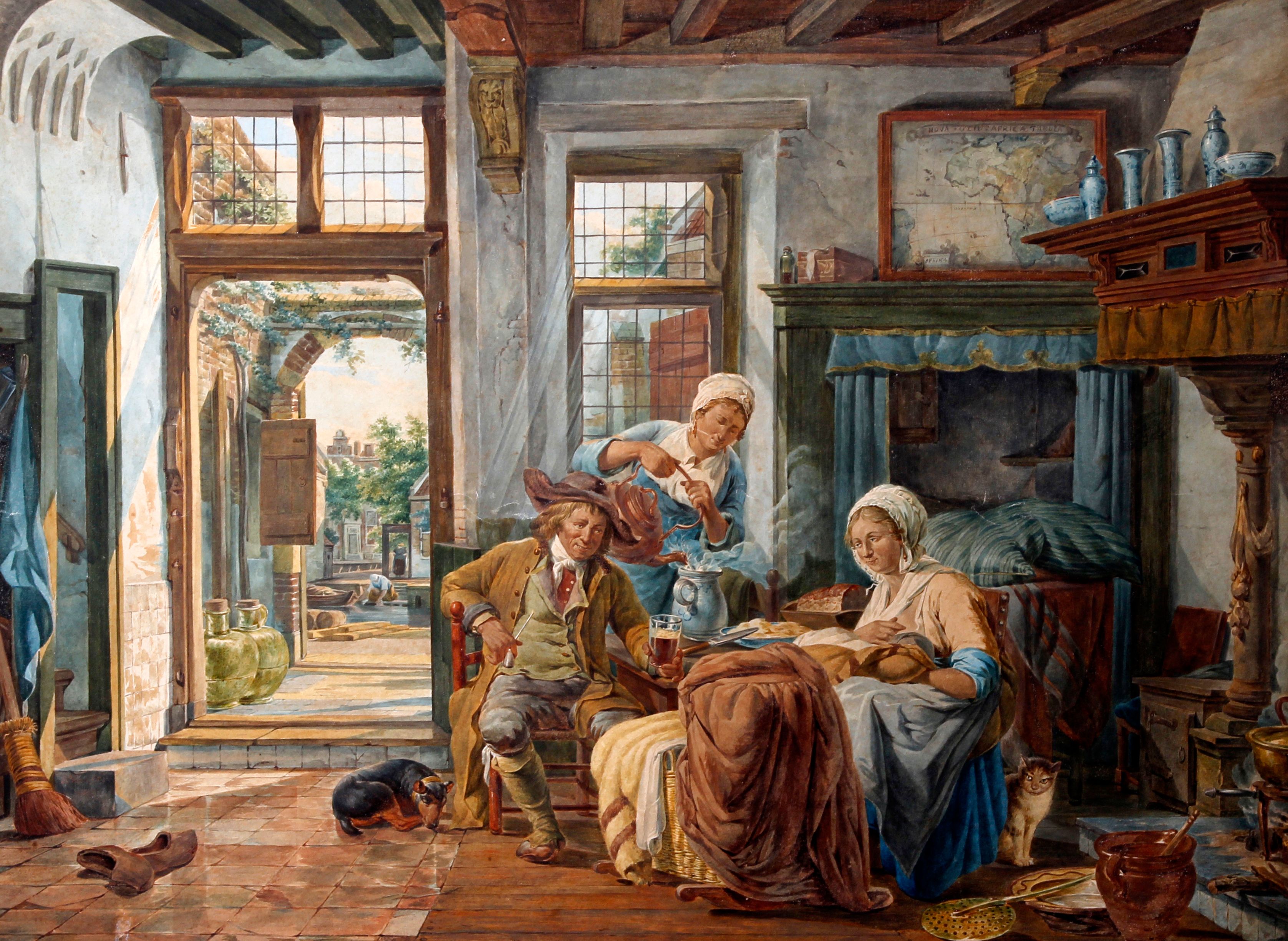 Bonhams : Johannes Rutten (Dutch, 1809-1884), after Abraham van Stry ...