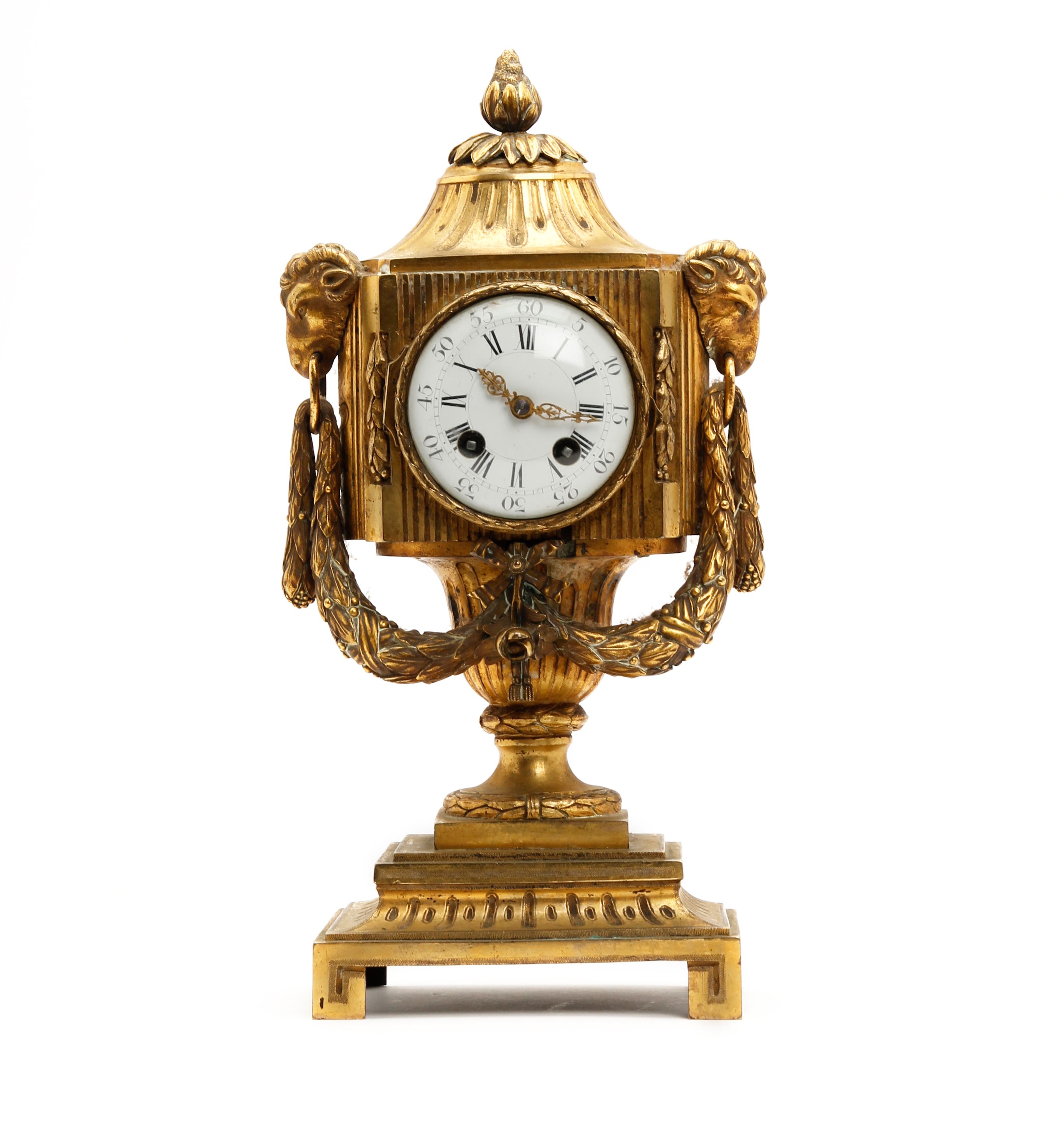 Bonhams : A 19th century French gilt mantle clock Ch. Vcne. Paris