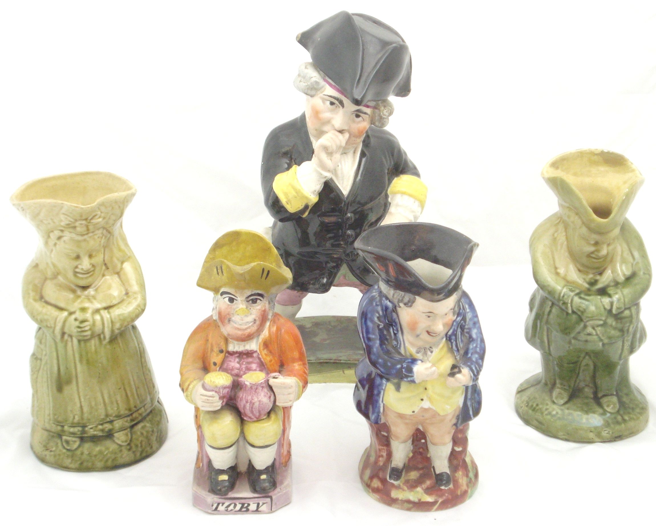 Bonhams : A collection of Toby jugs 19th century