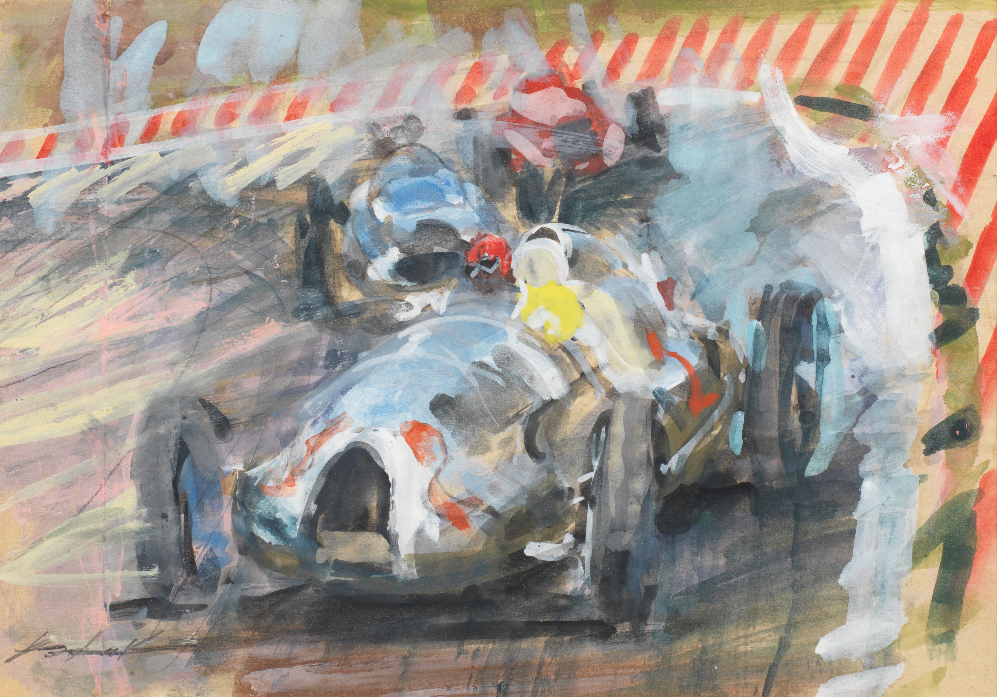 Bonhams Cars : Walter Gotschke, (1912-2000), 'Nuvolari in the Auto Union'