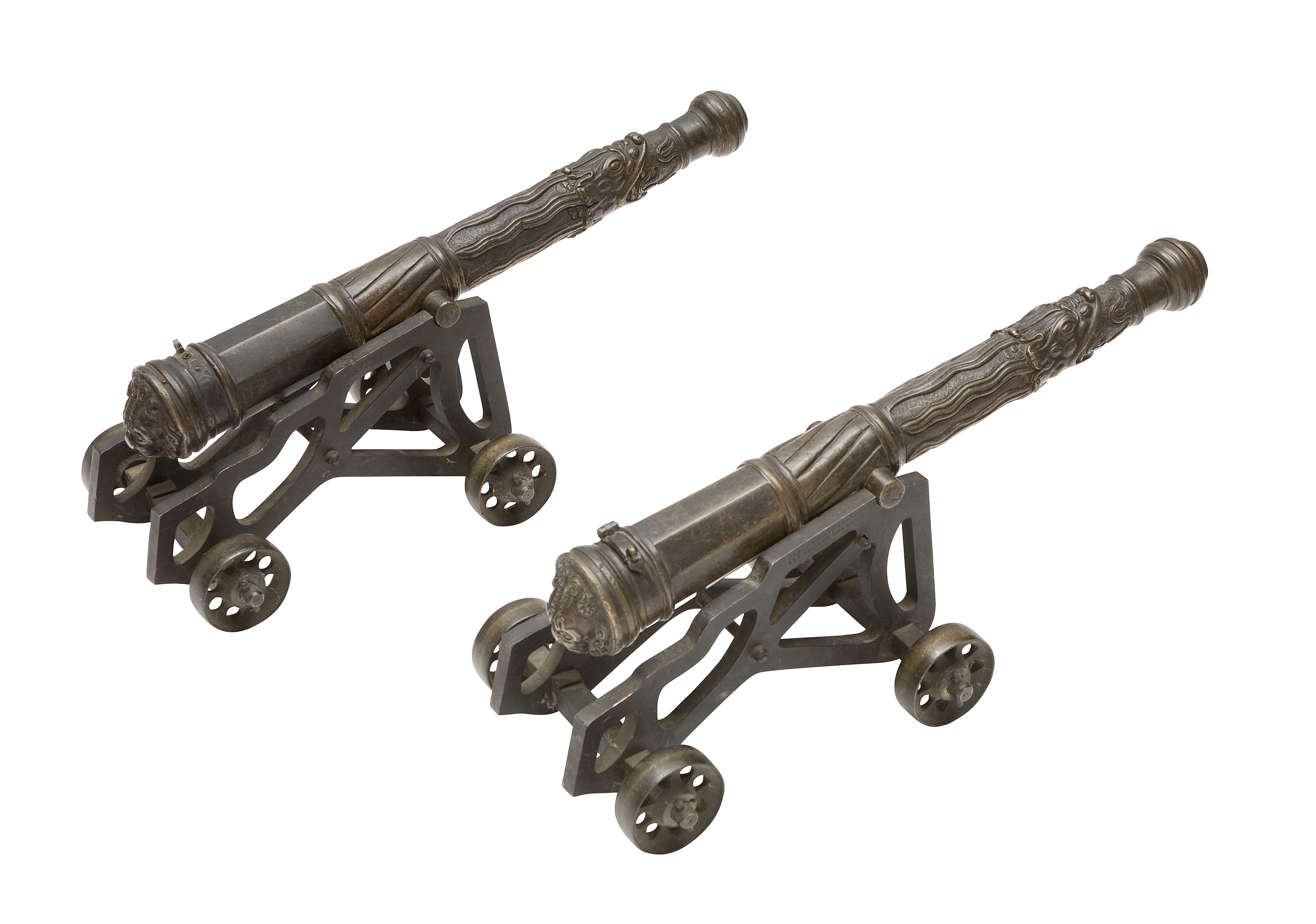 Bonhams : A Fine Pair Of German Bronze Cannon Barrels