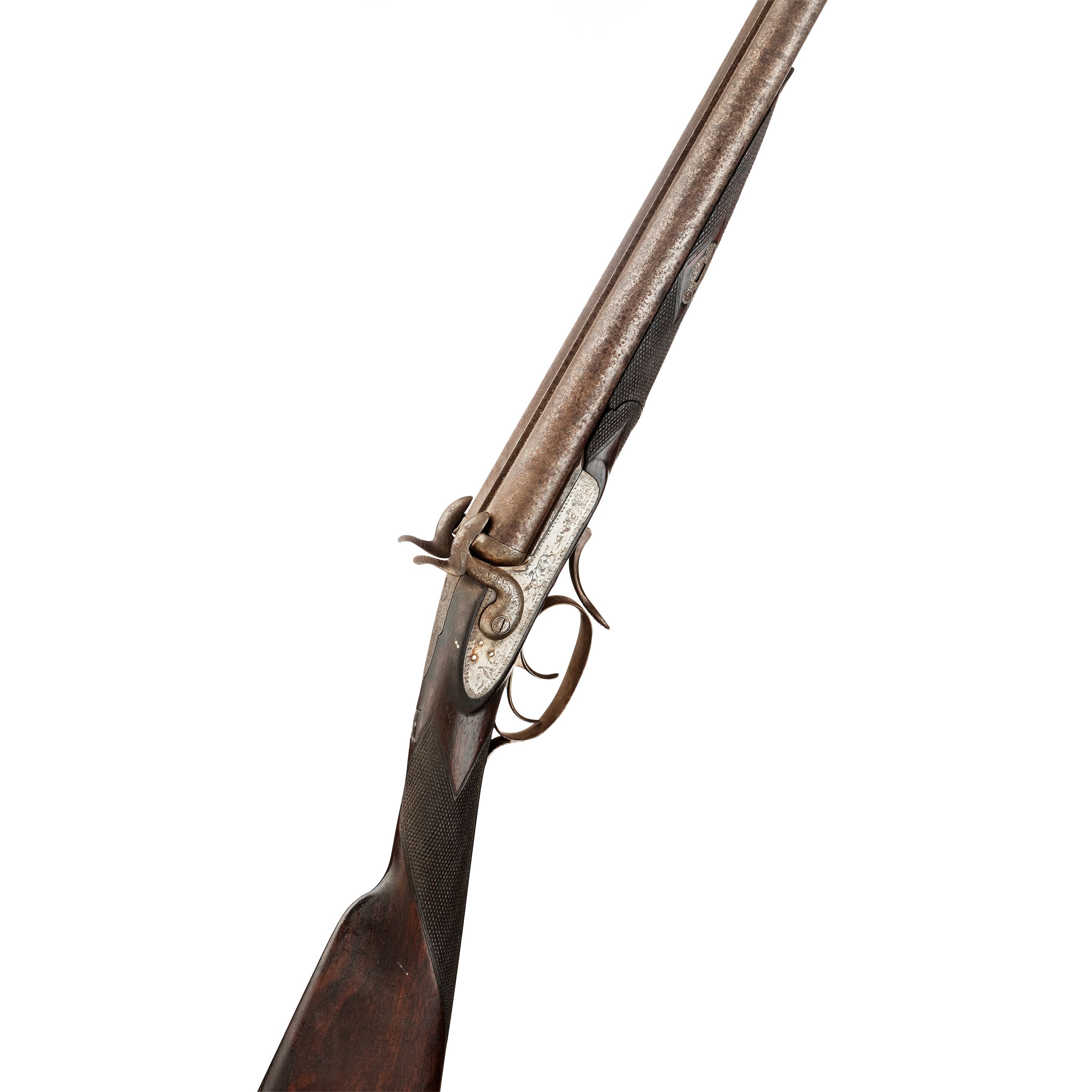 Bonhams : A late 19th century 12-bore 'pinfire' gun By J Lees of Perth,