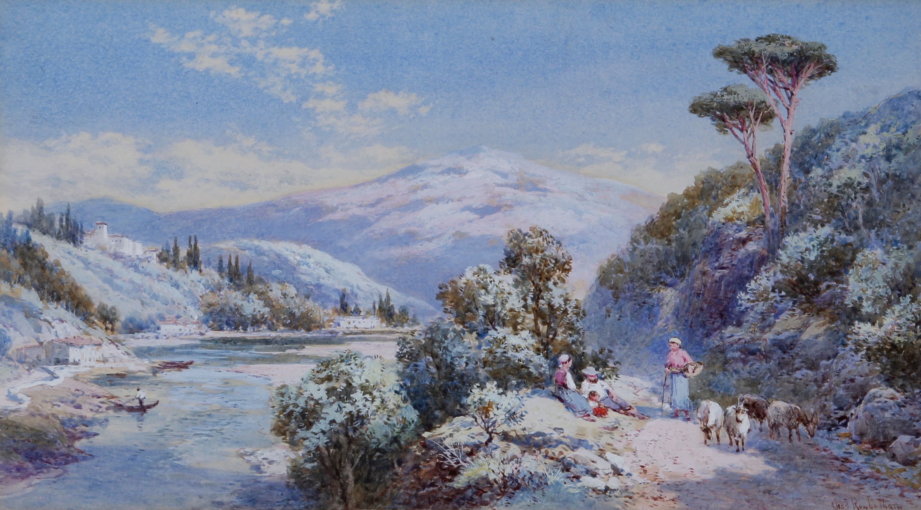 Bonhams : Charles Rowbotham (British, born circa 1856-1921) Italian ...