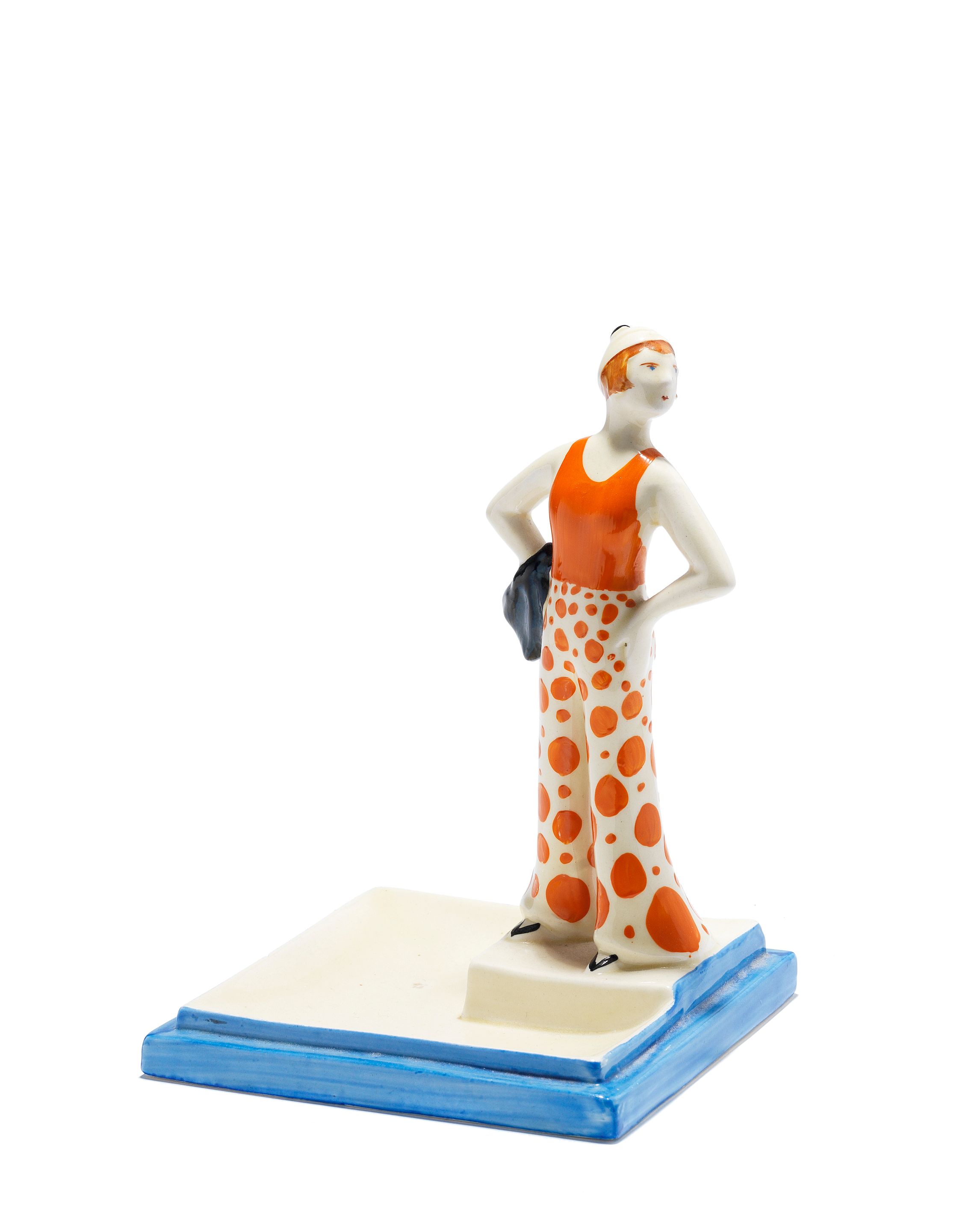 Bonhams : A rare Clarice Cliff 'Lido Lady' ashtray Circa 1930