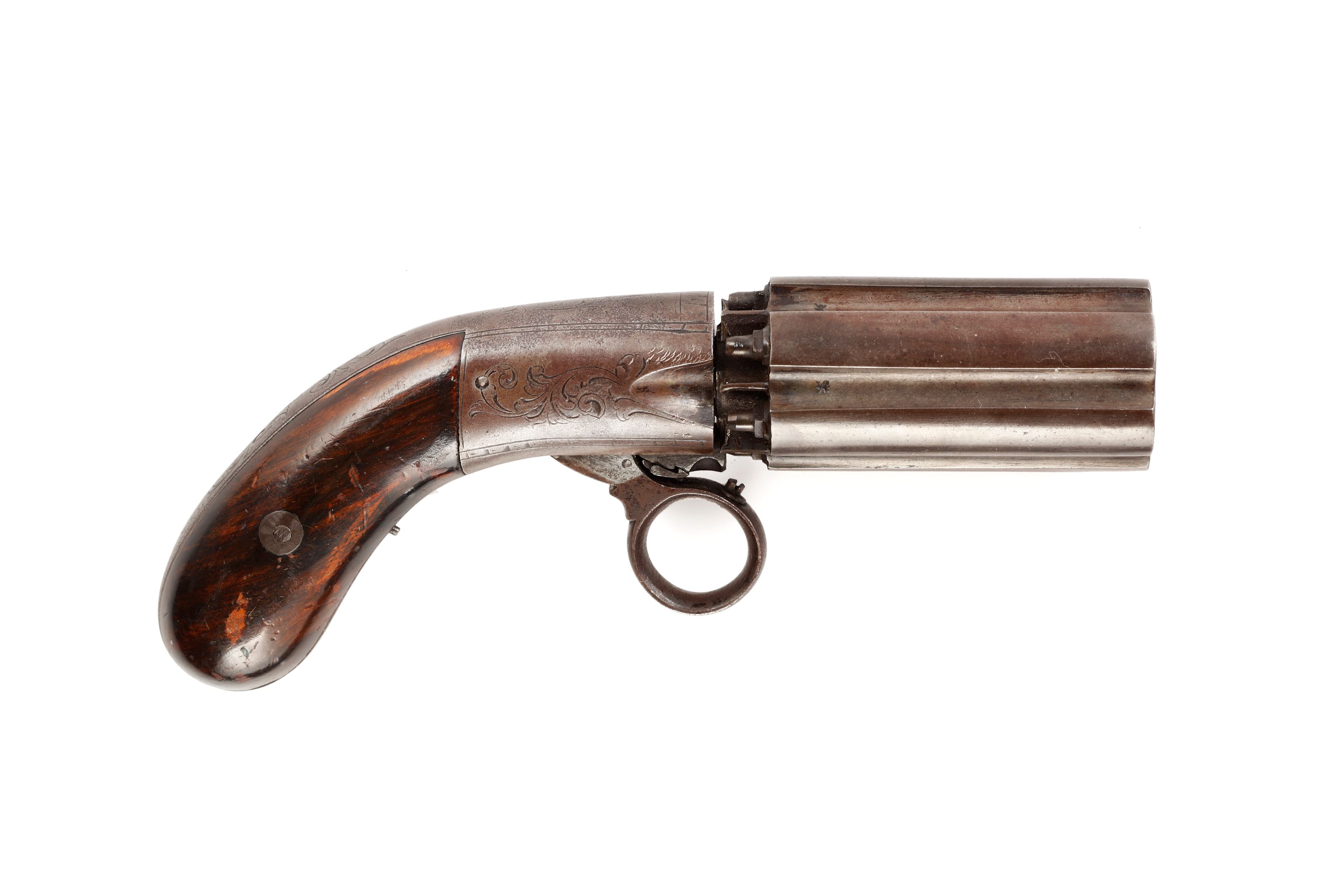 Bonhams : A Six-Shot Percussion Pepperbox Revolver