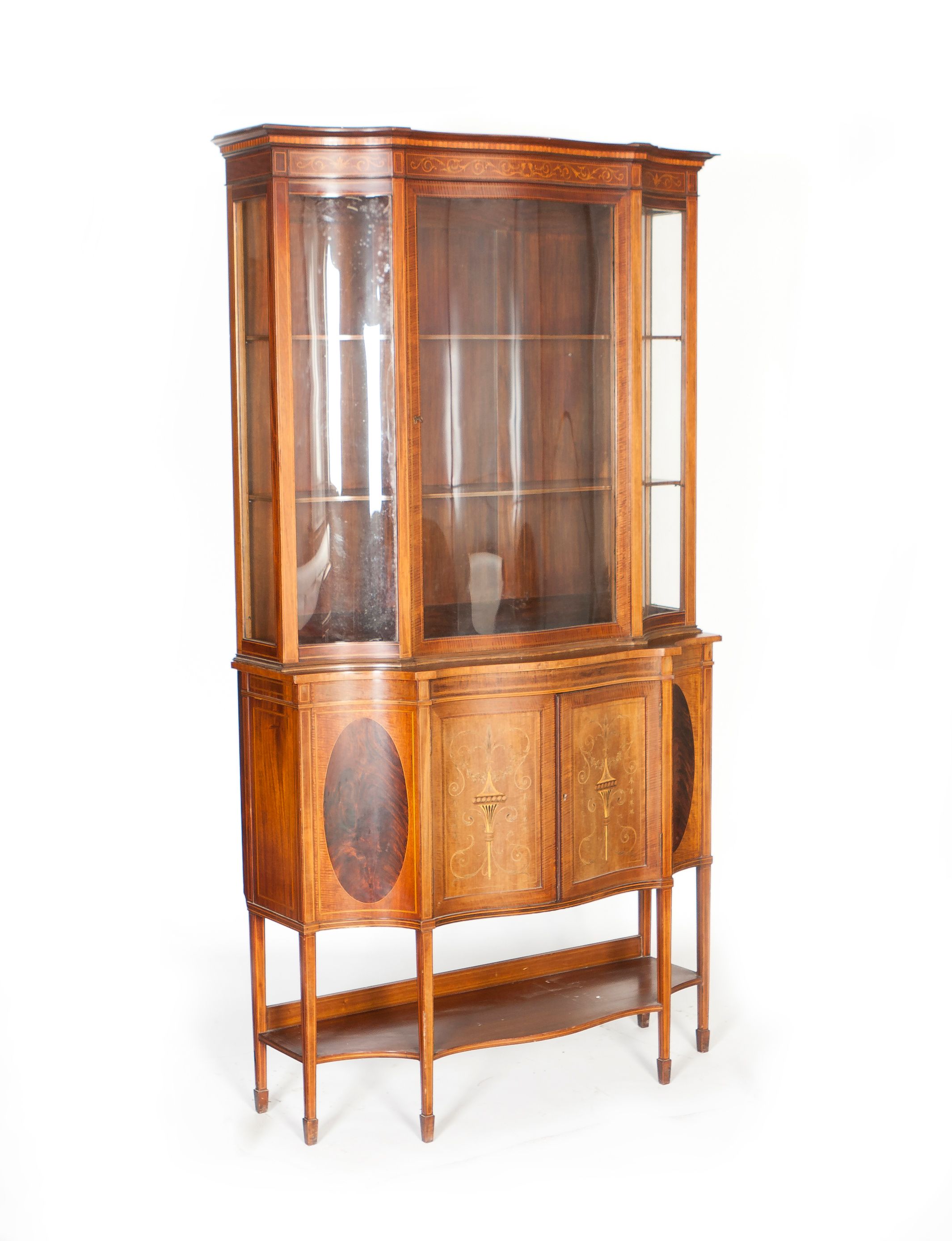 Bonhams : A Regency mahogany and boxwood lined chest Bearing ivorine ...