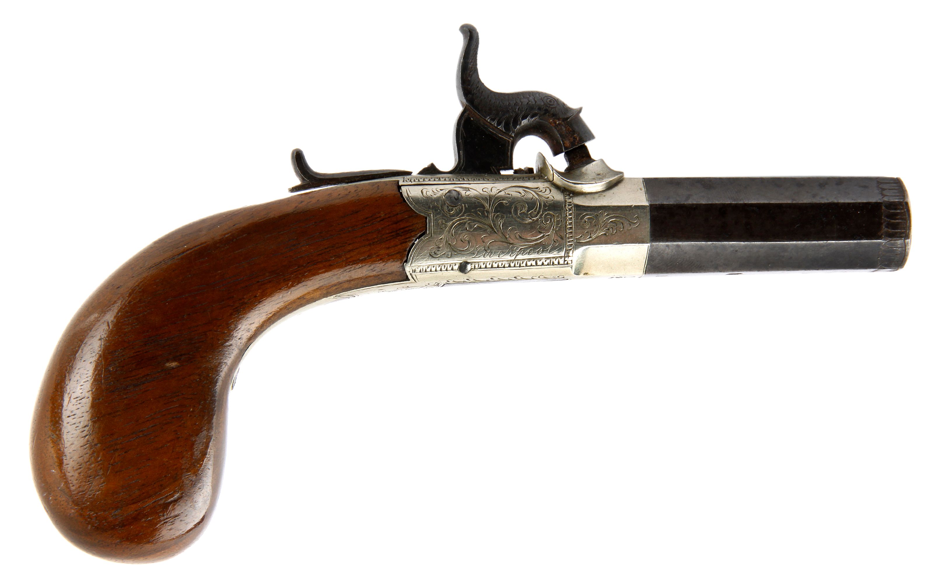 Bonhams : A Percussion Box Lock Pocket Pistol