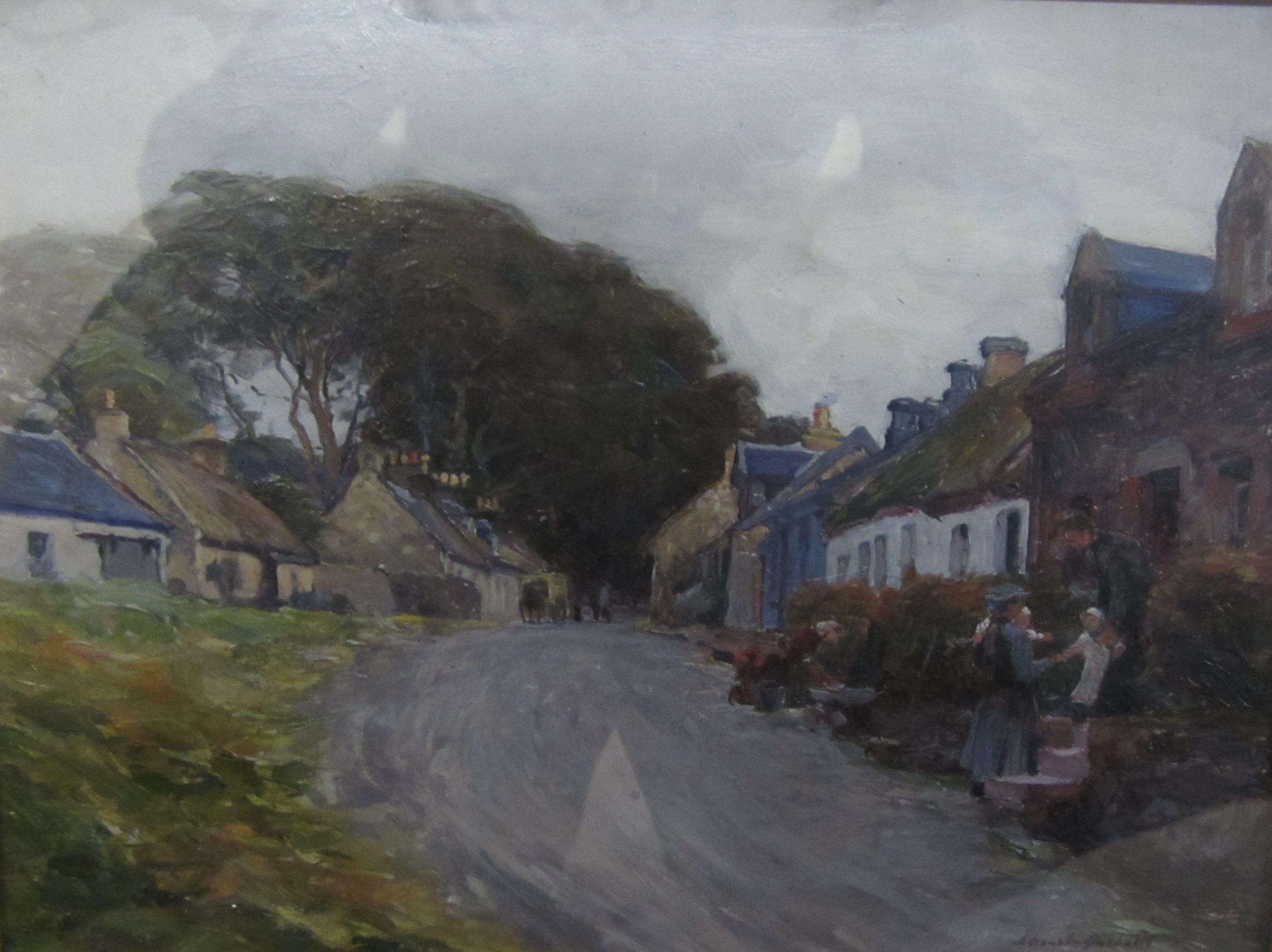 Bonhams : Alexander Brownlie Docharty (British, 1862-1940) The village ...