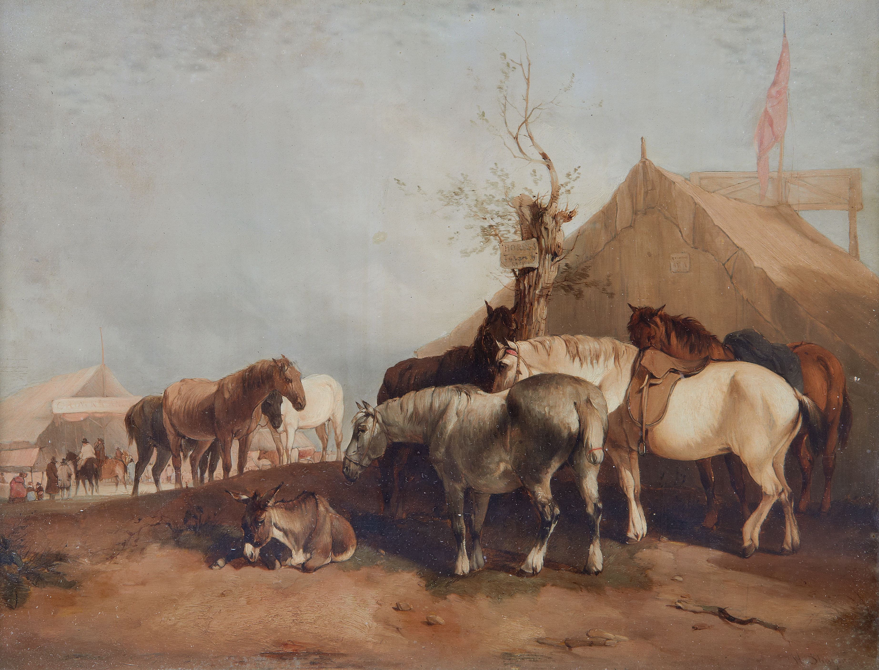 Bonhams : William Joseph Shayer (British, 1811-1891) The horse auction