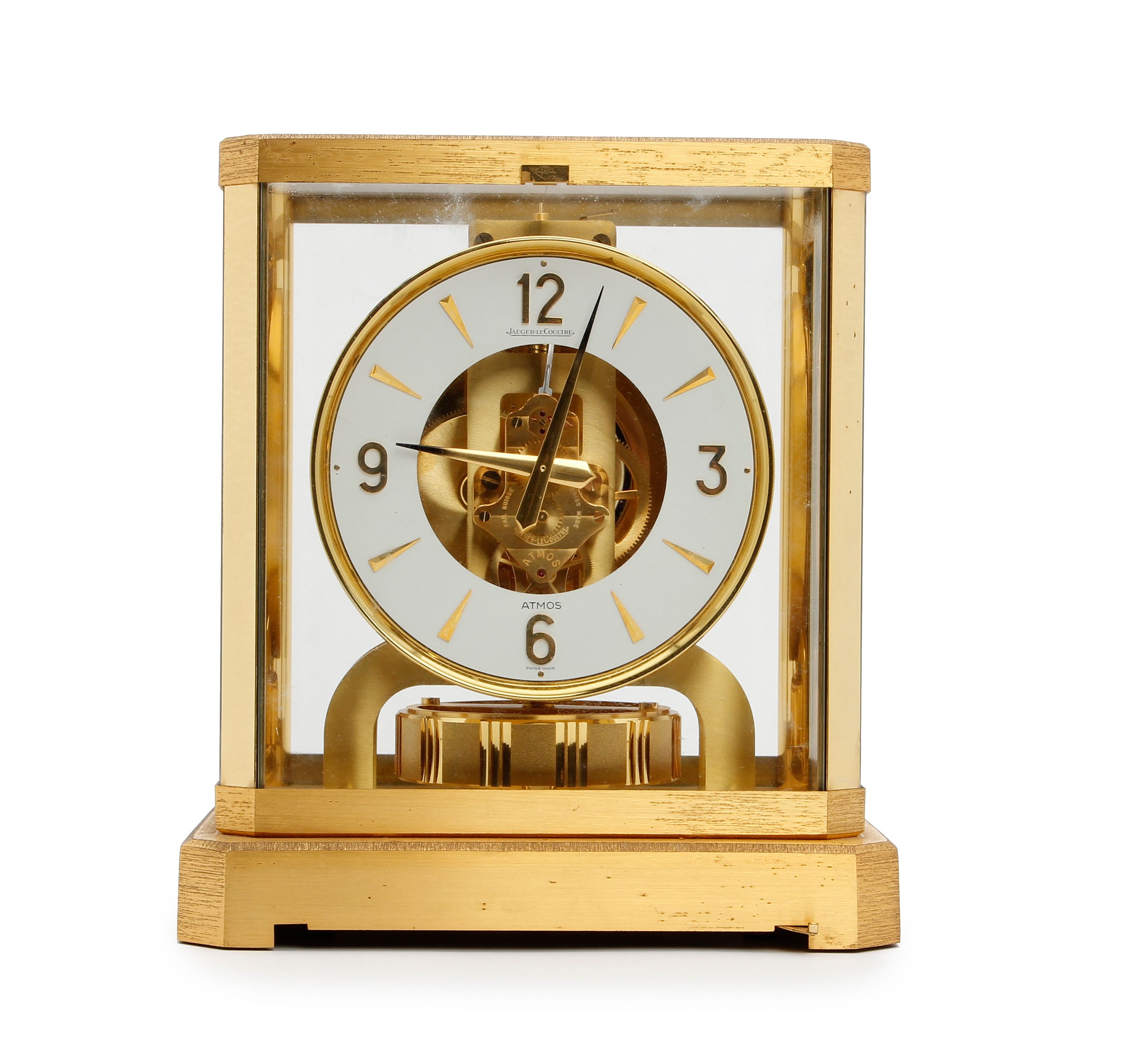 Bonhams : A second half of the 20th century gilt brass Jaeger LeCoultre ...
