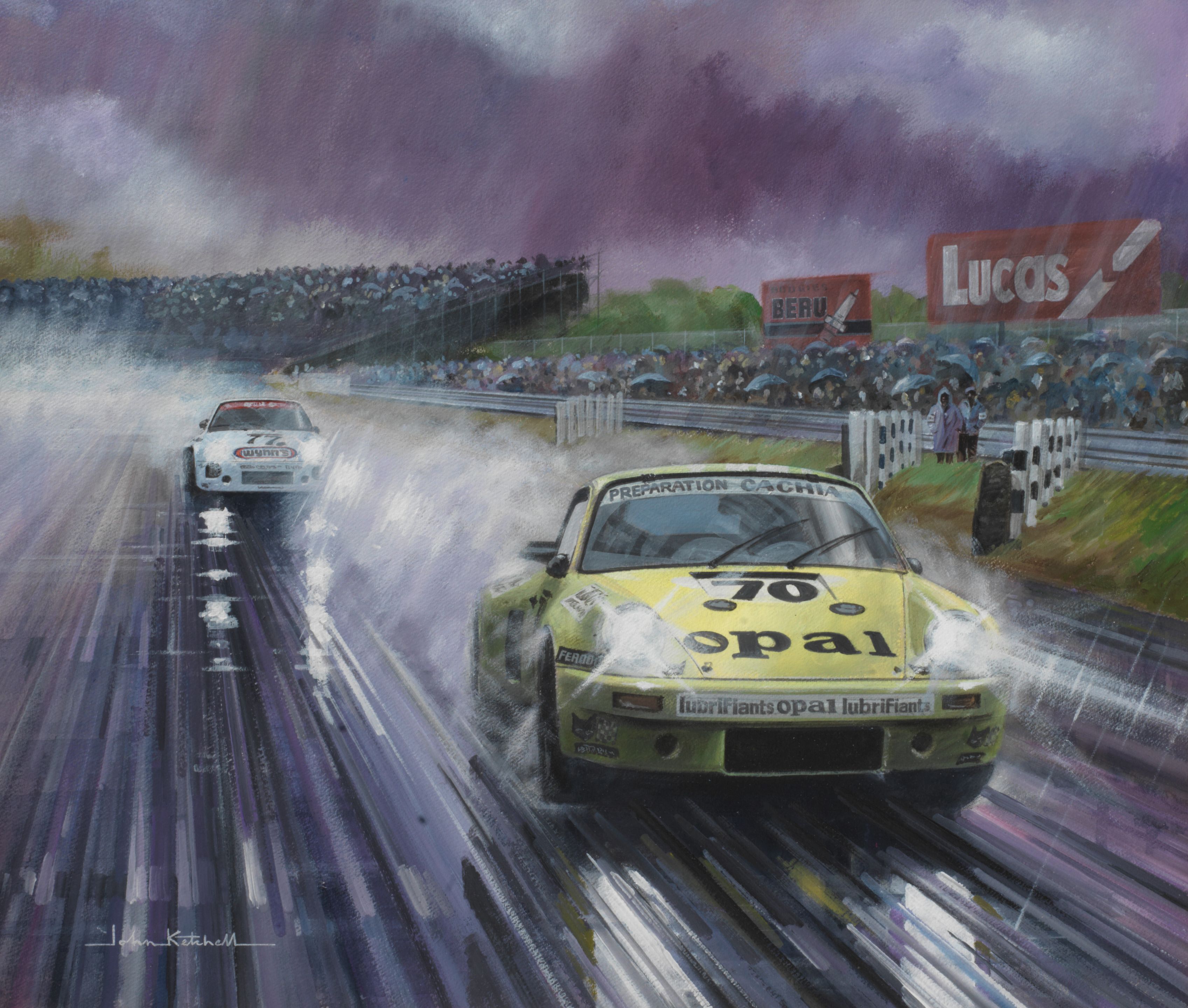 Bonhams Cars : John Ketchell (1944- ), 'Porsche 911 turbo at Le Mans',