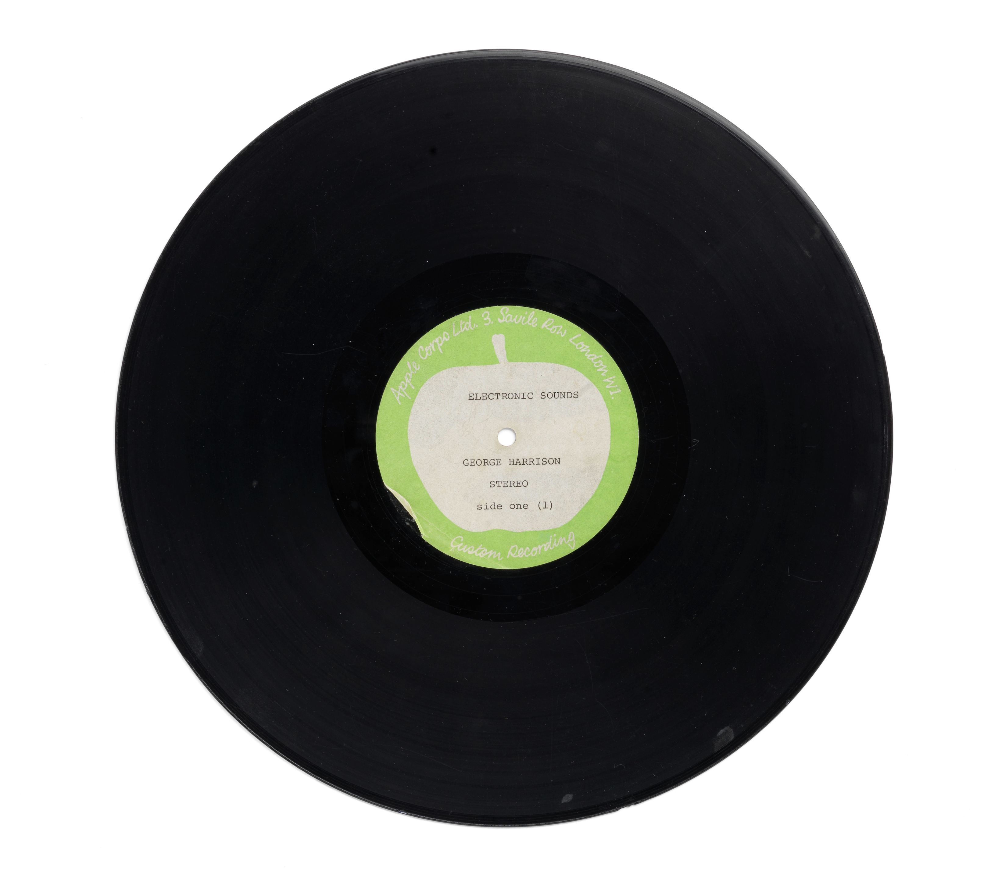 Bonhams : George Harrison An acetate recording of the album 'Electronic ...
