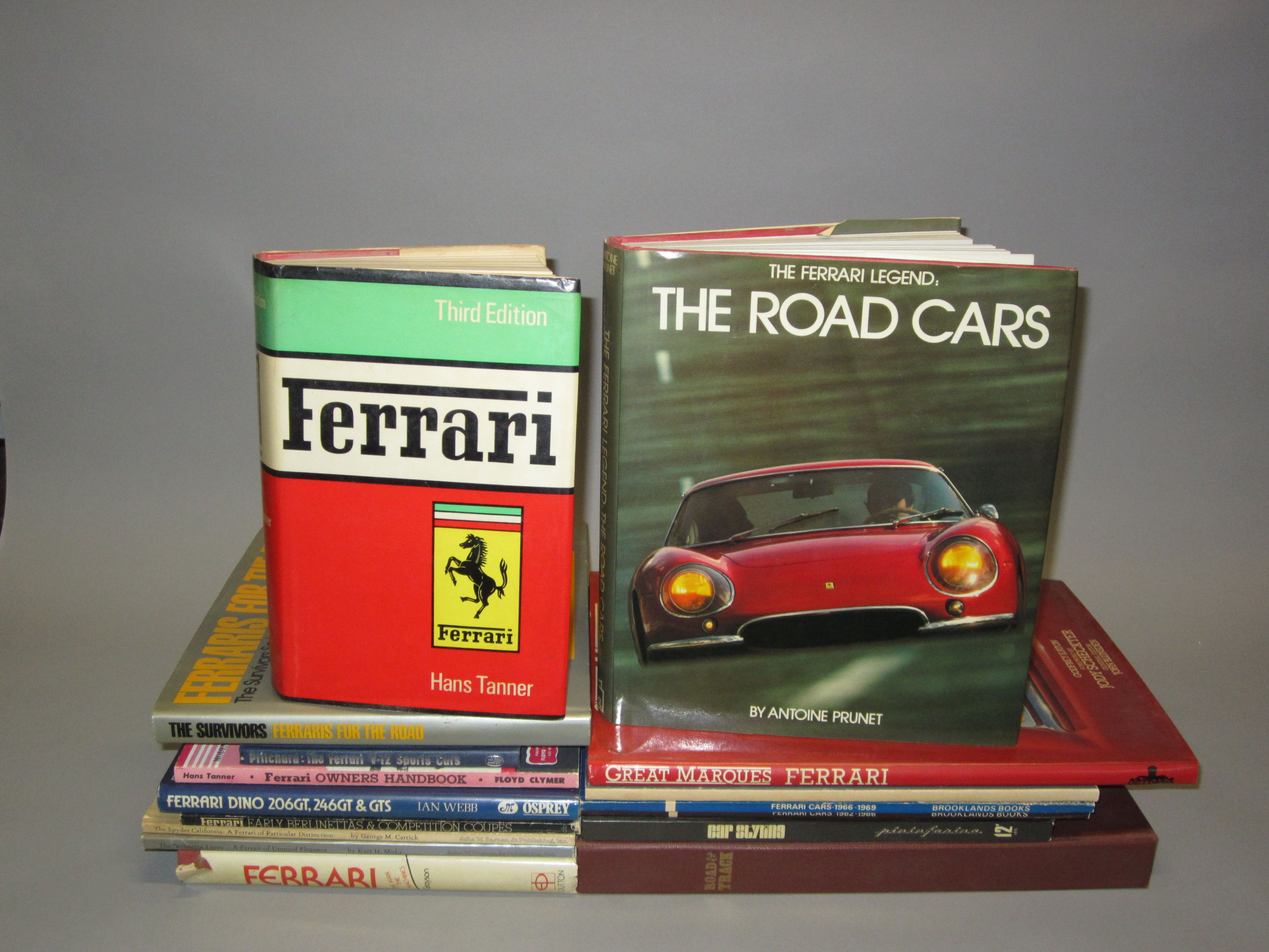 Bonhams Cars : A lot of Ferrari reference books,