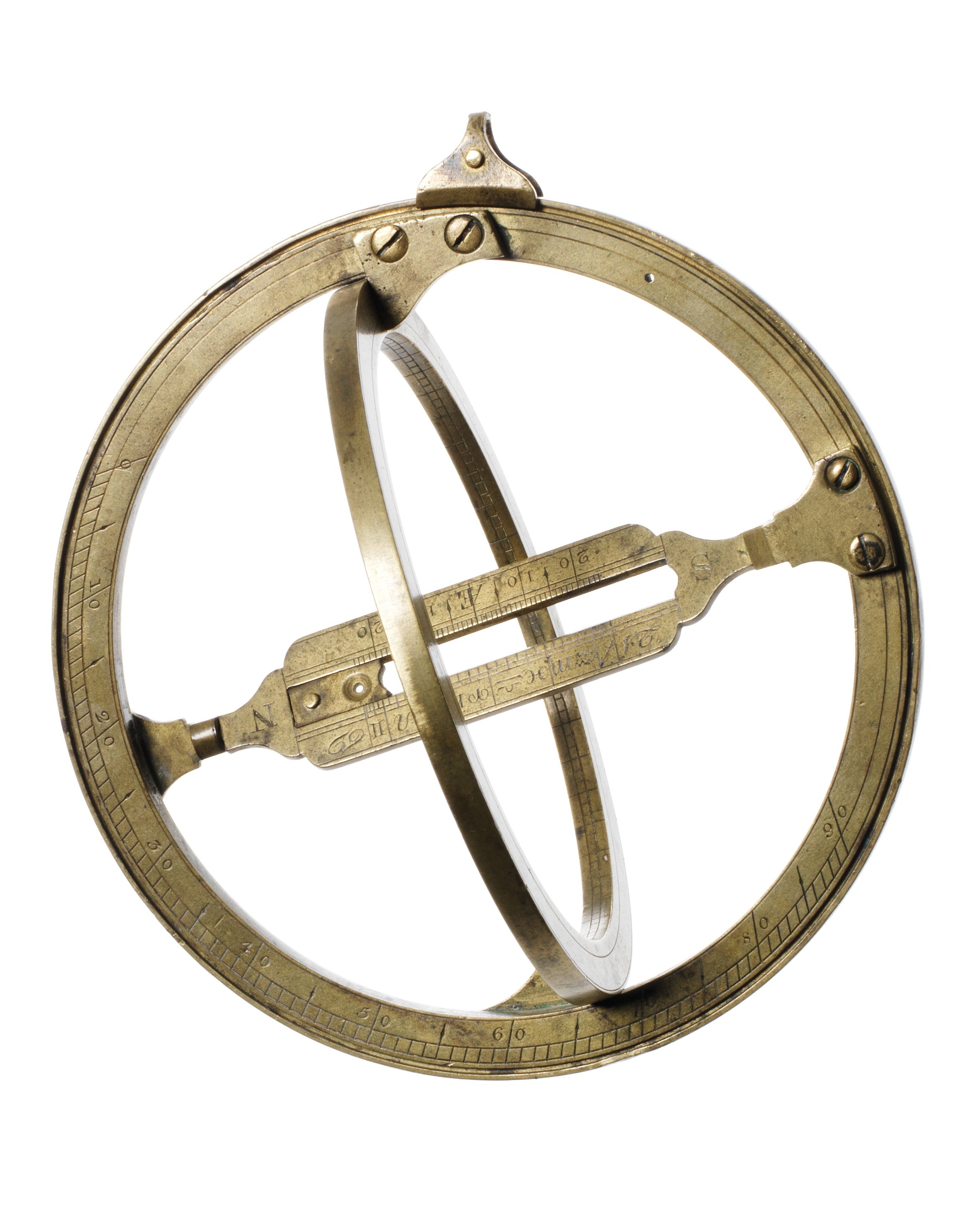 Bonhams : A William Watkins brass universal ring dial, English, early ...
