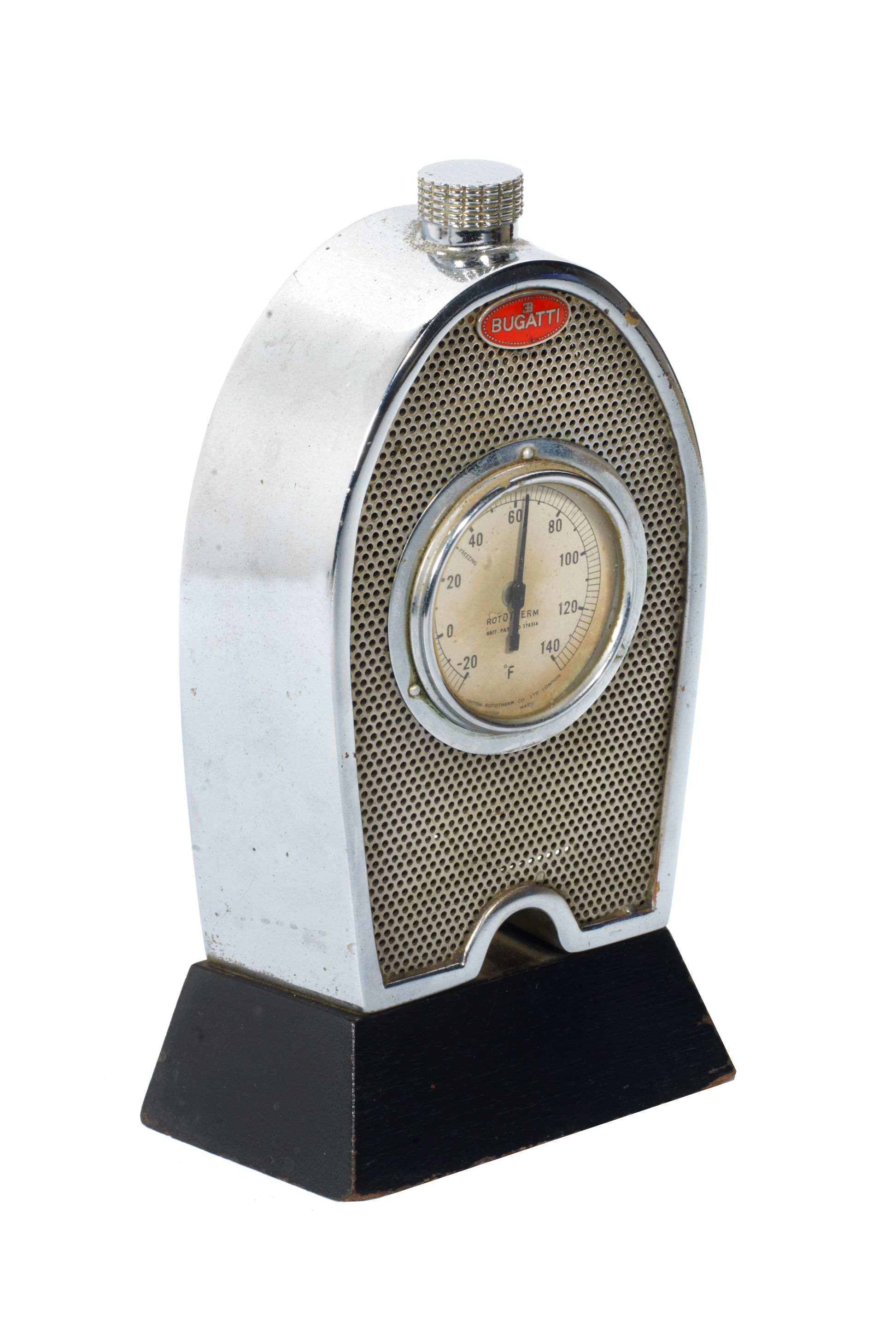 Bonhams Cars : A Bugatti Radiator 'Rototherm' deskpiece temperature ...