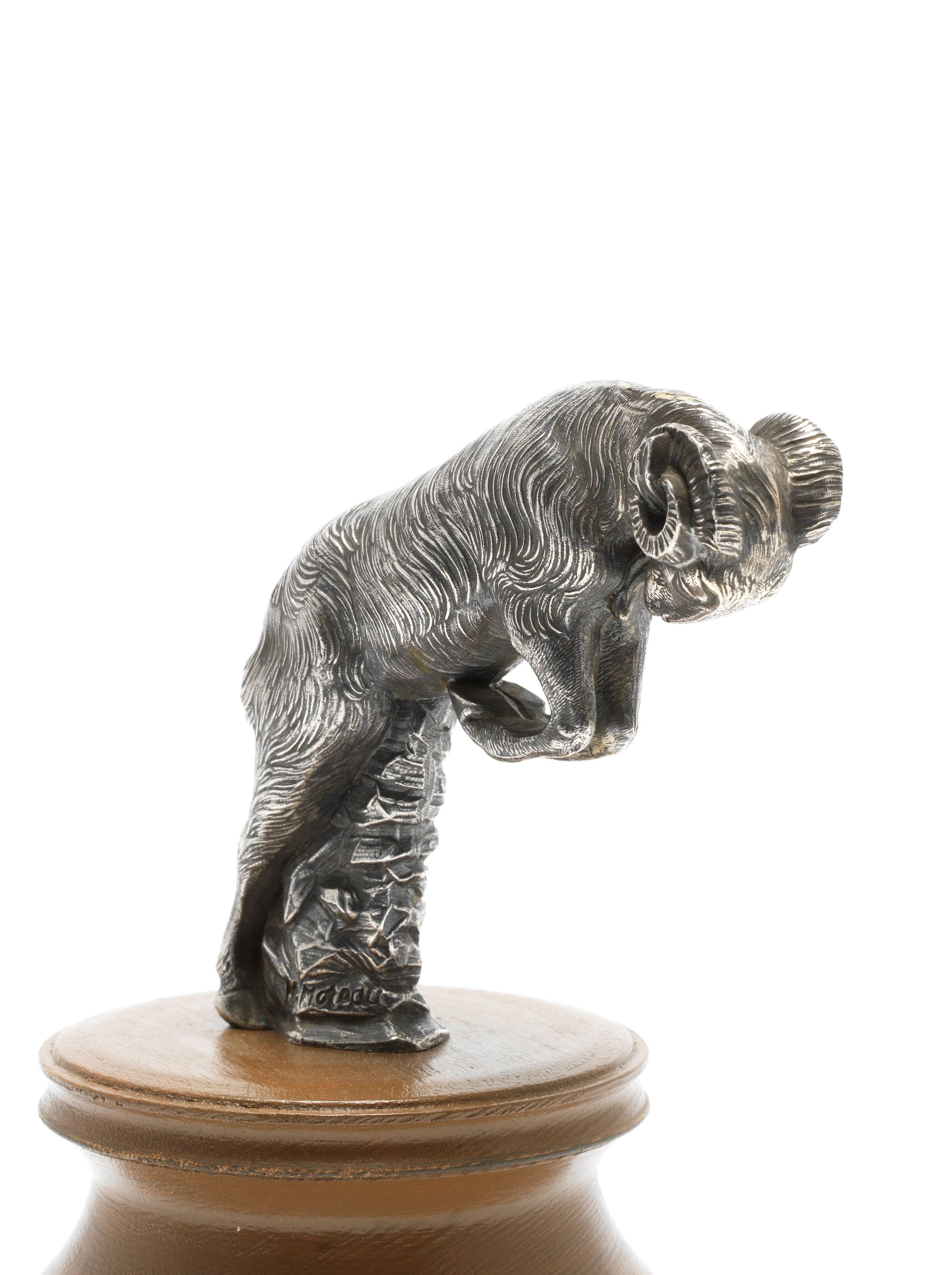 Bonhams Cars : A 'Leaping Ram' mascot, by Moreau, French, 1920s,