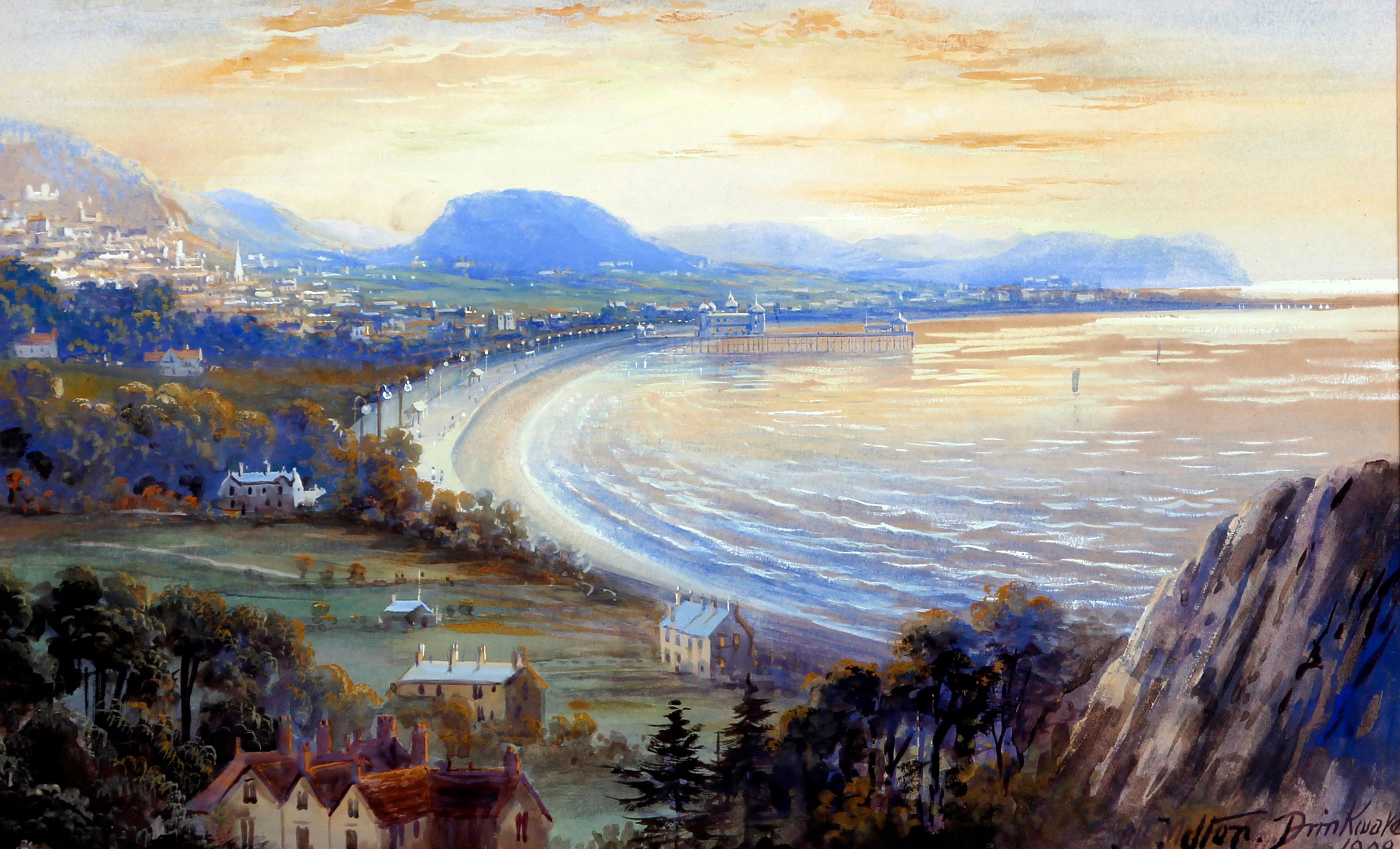 Bonhams : Milton Drinkwater (British, 19th/20th Century) 'Colwyn Bay ...