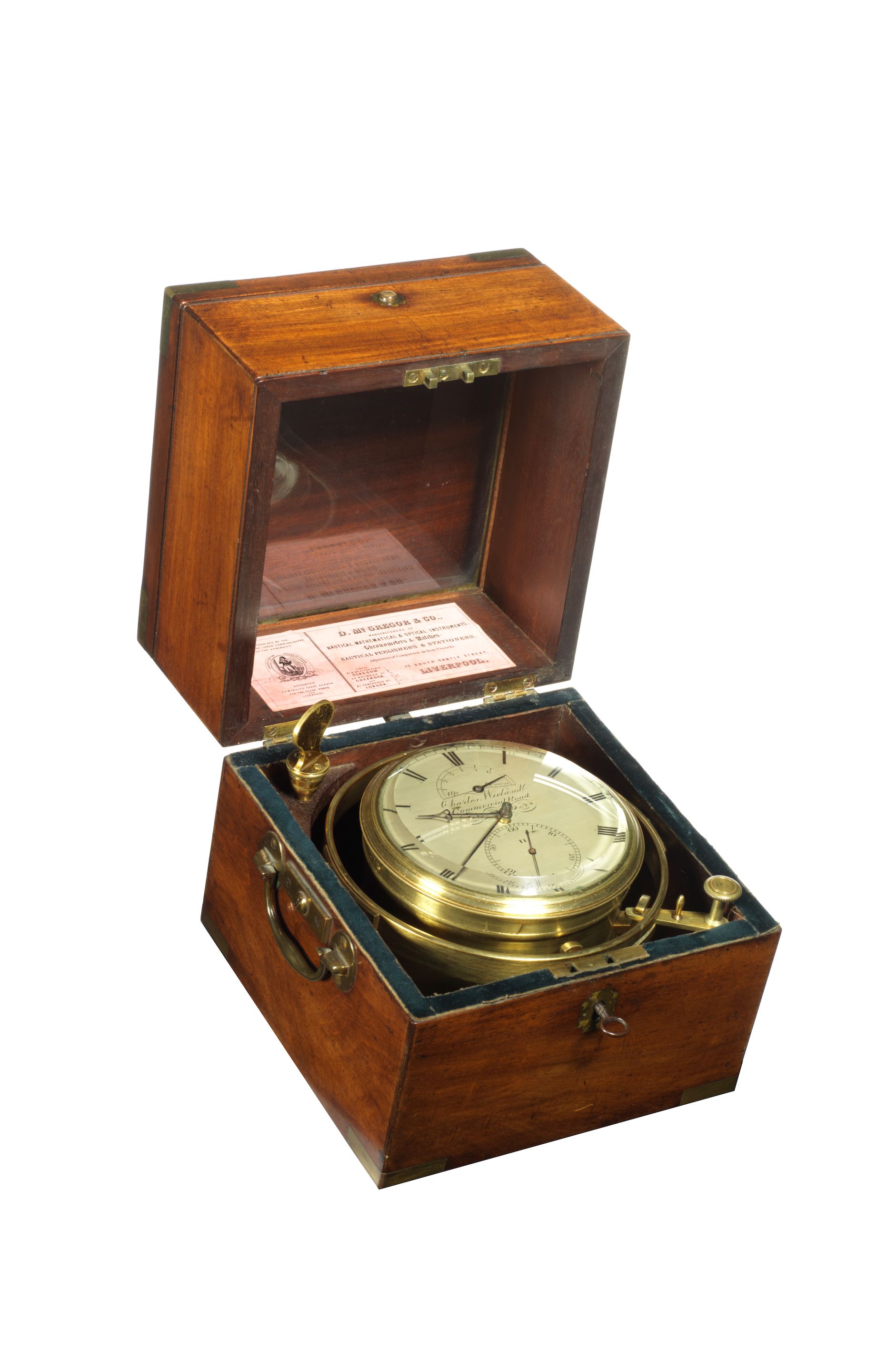 Bonhams : A mid 19th century eight day Marine Chronometer, by Charles ...