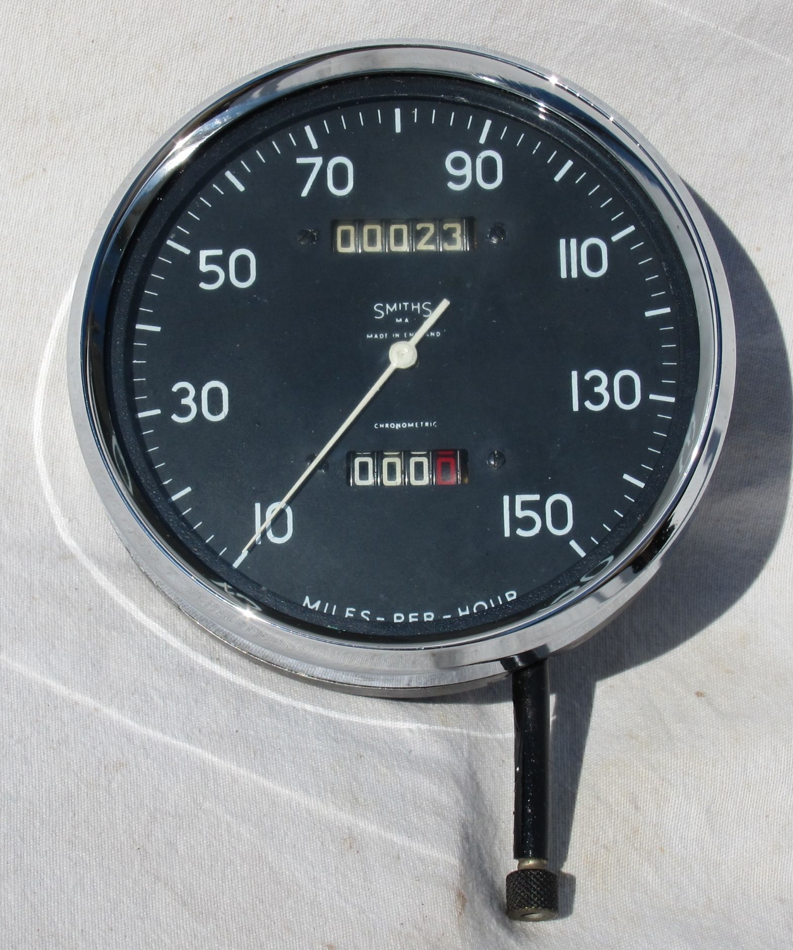Bonhams Cars : A Vincent Black Shadow 150mph speedometer, by Smiths,