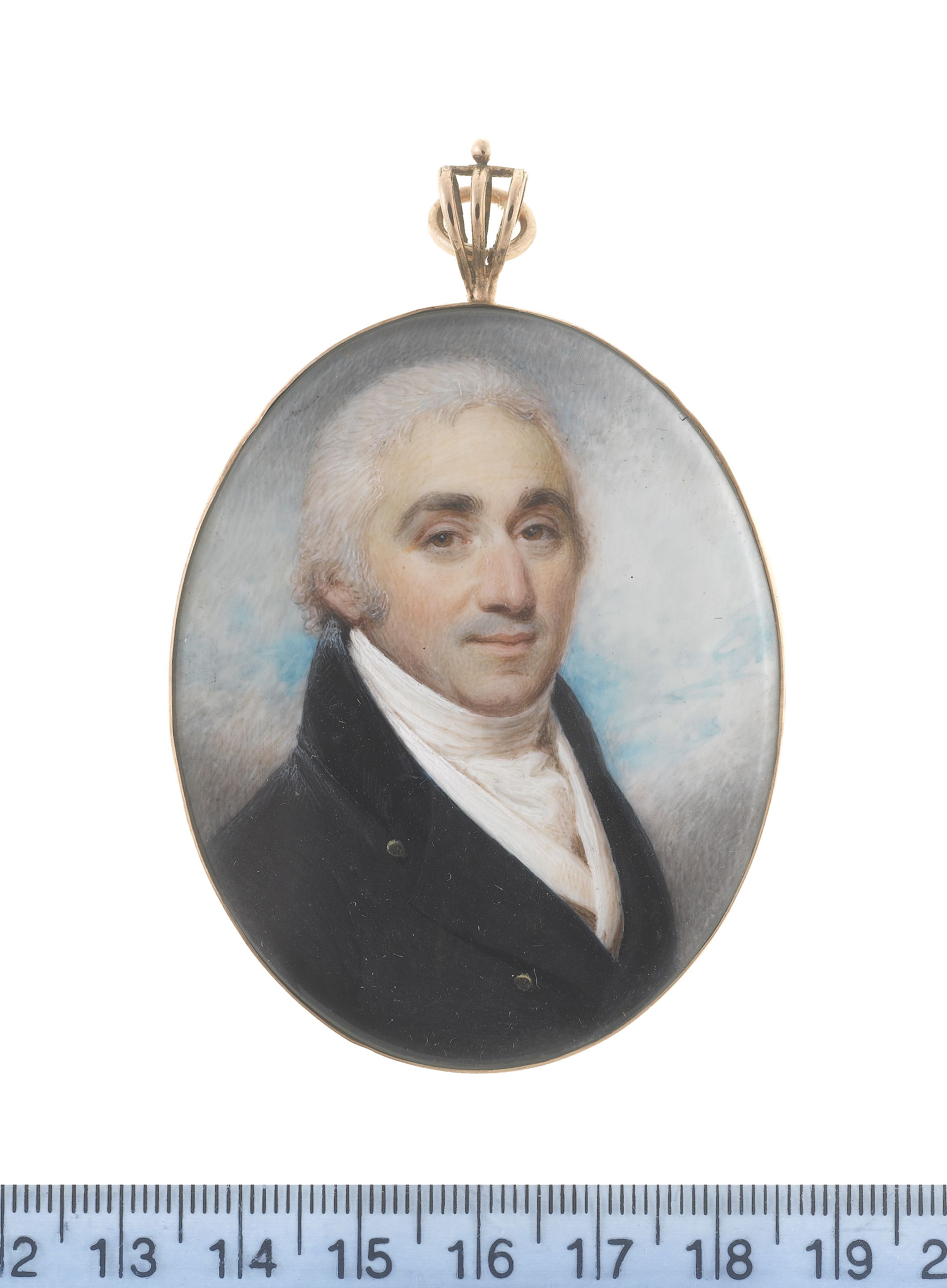 Bonhams : Henry Jacob Burch (British, born 1763) A Gentleman, wearing ...