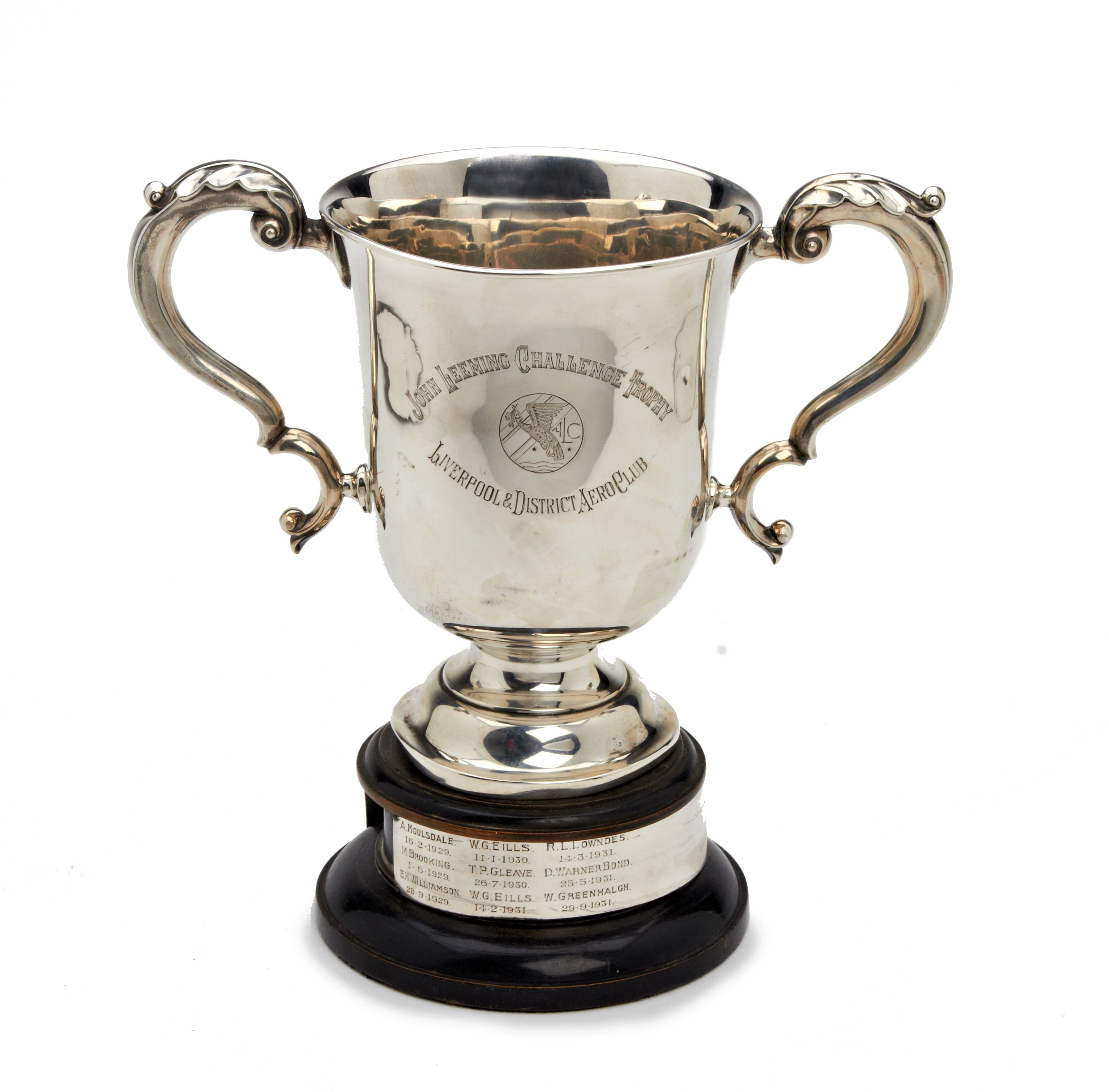 Bonhams Cars : John Leeming Challenge Trophy A silver two handled cup ...