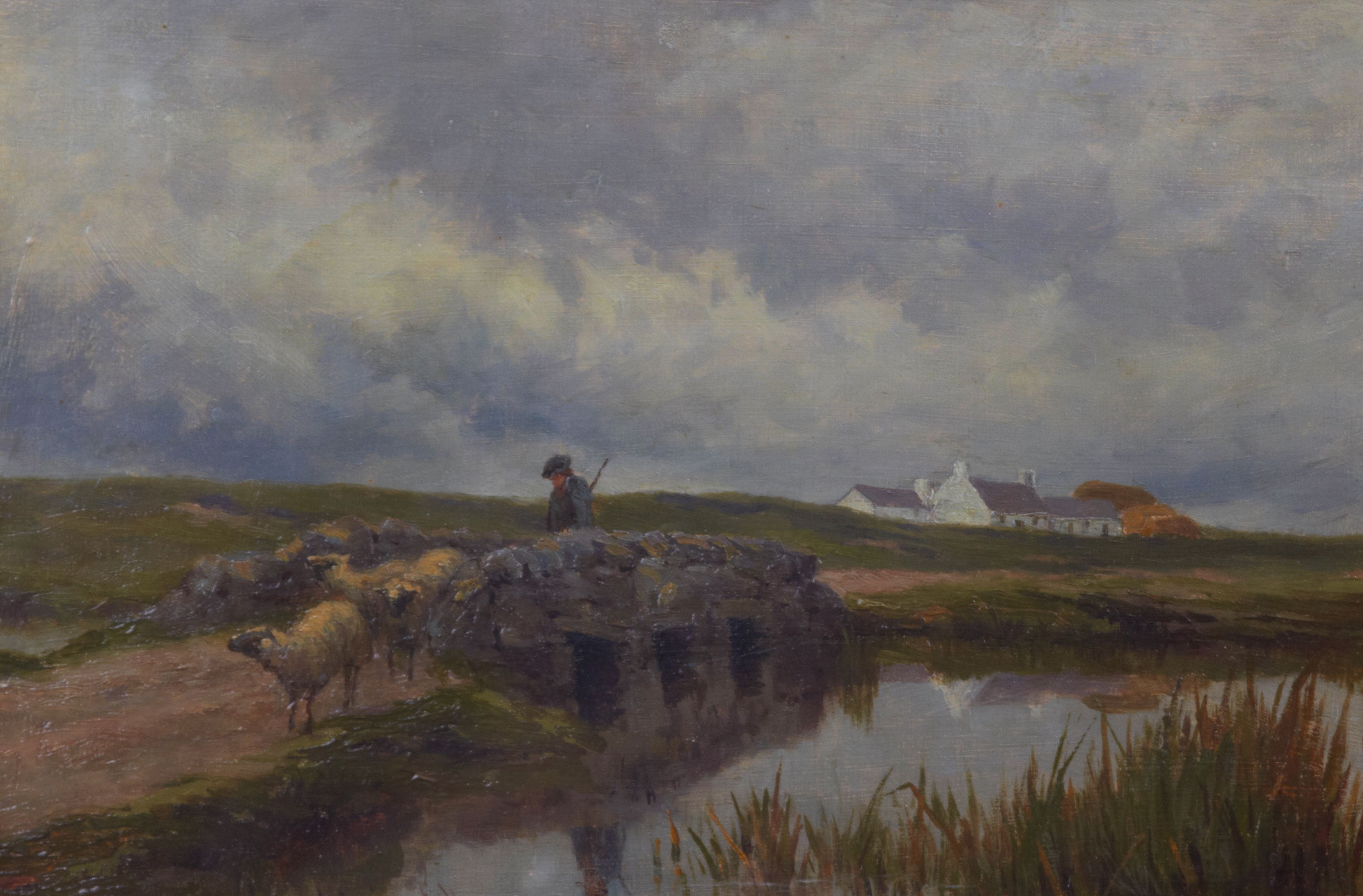 Bonhams : William Artingstall (British, active 1873-1895) Sheep drover ...