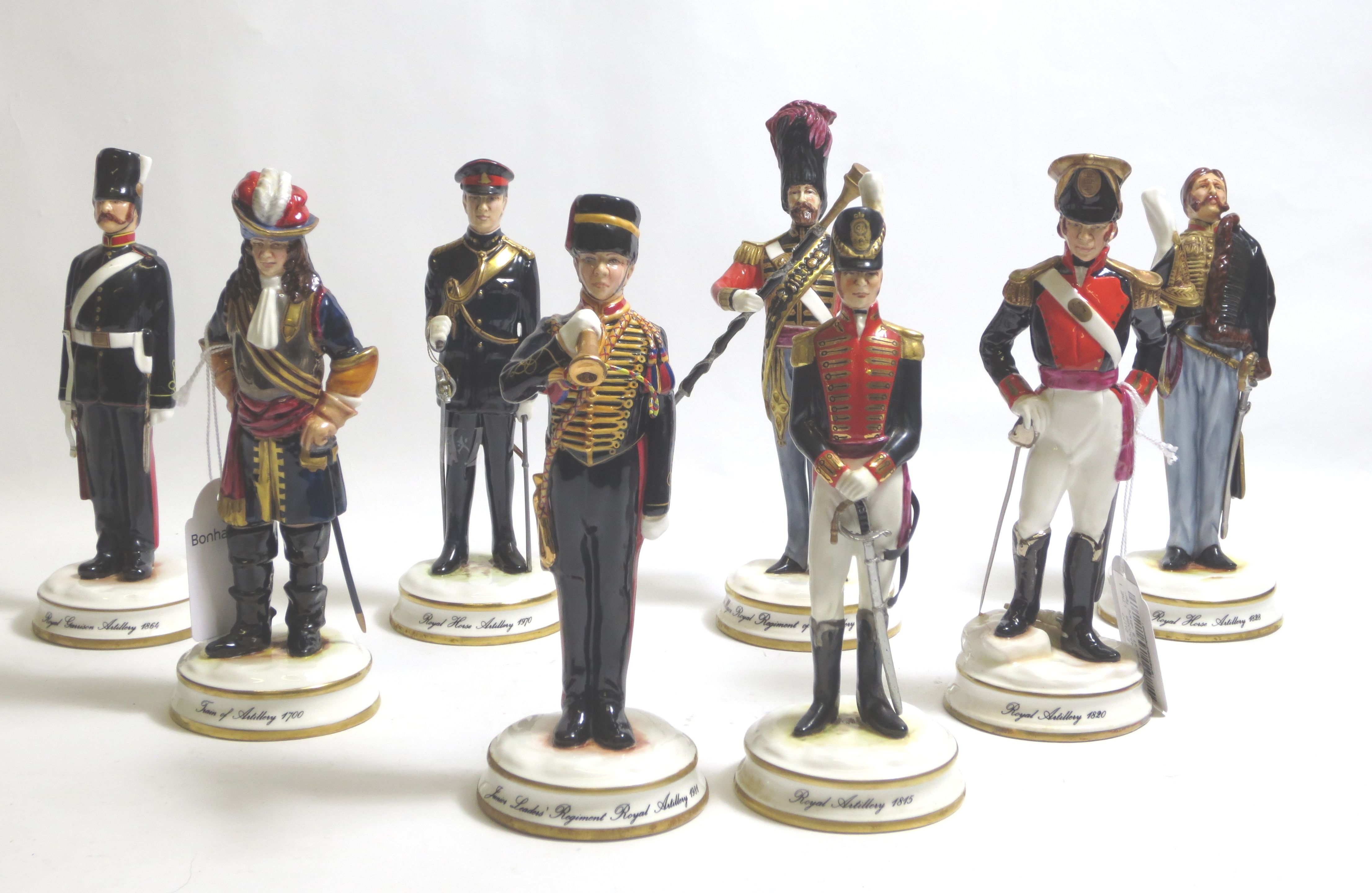 Bonhams : A collection of eight limited edition British military ...