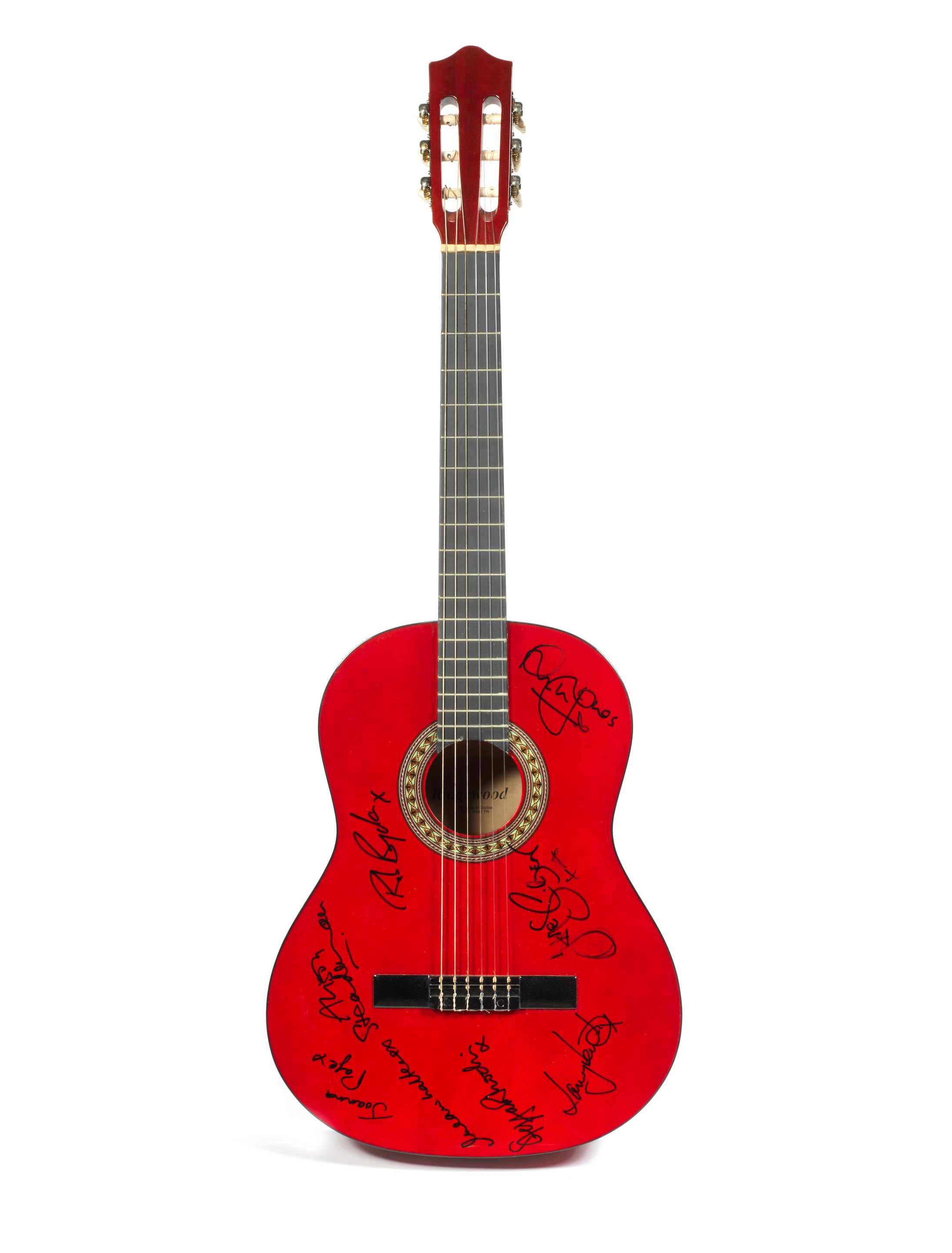 Bonhams : Gavin and Stacey A screen used acoustic guitar signed by ...