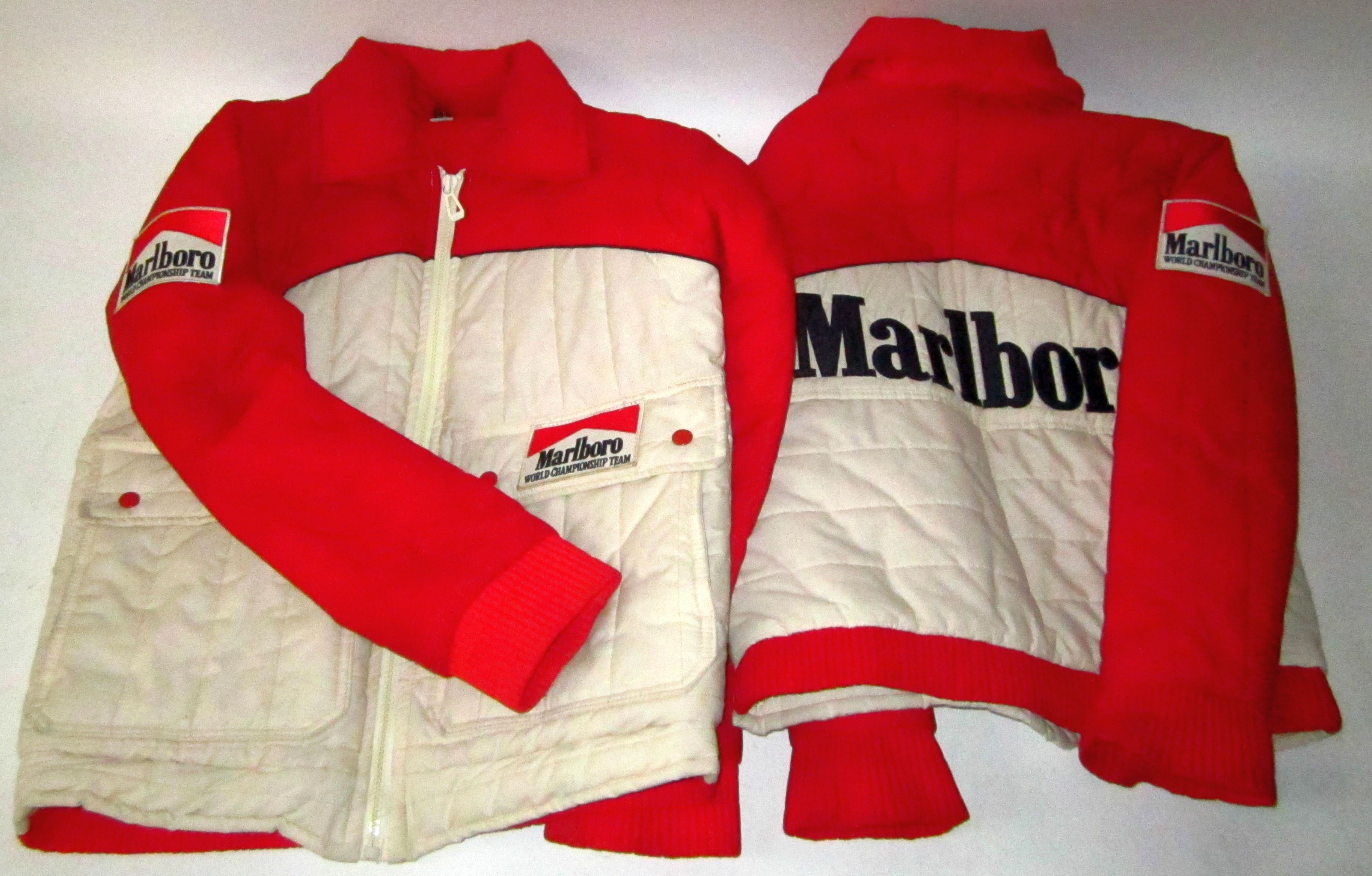 Bonhams Cars : Two Marlboro Racing Team Jackets, early 1970s,