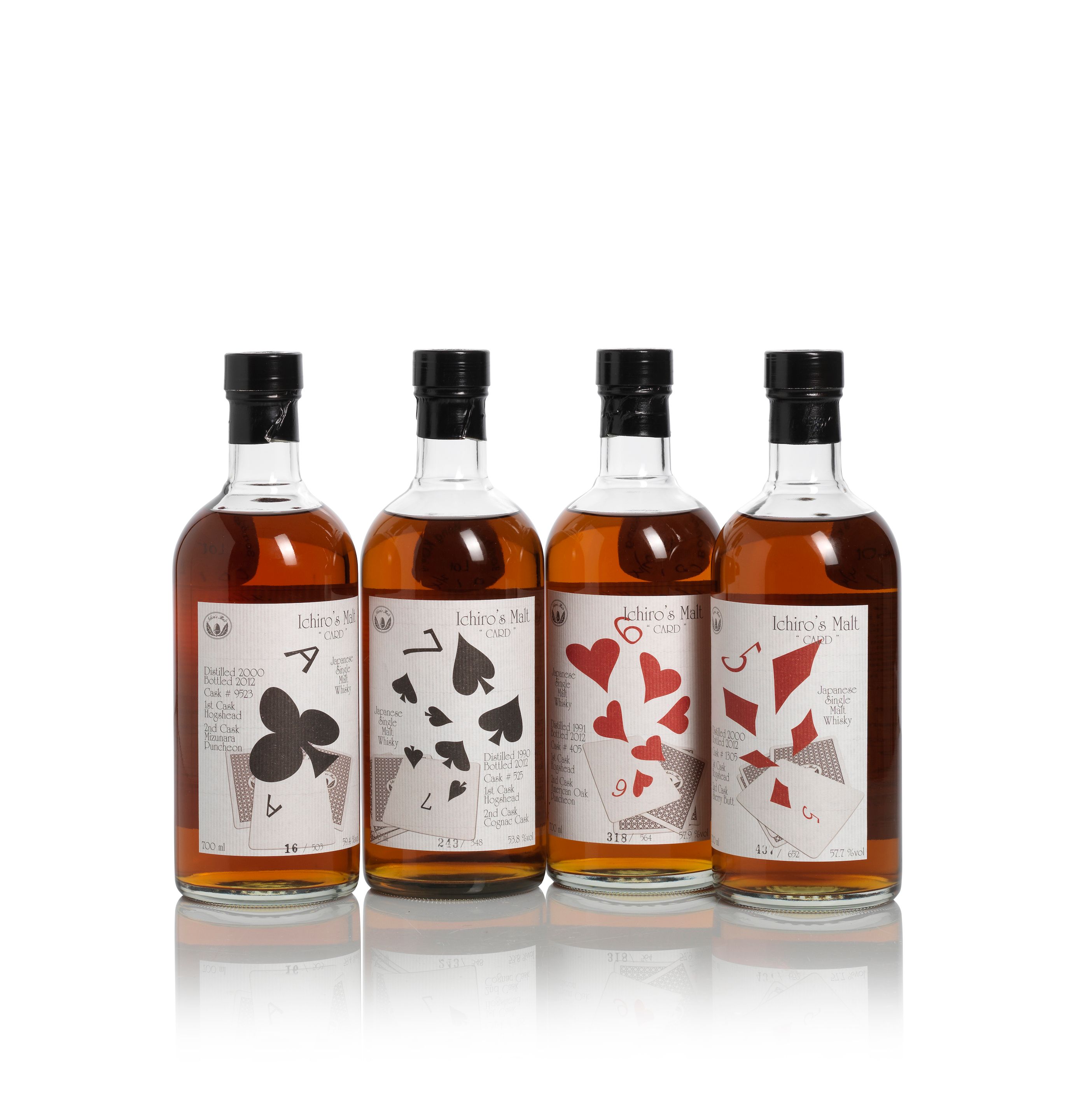 Bonhams : Hanyu Ichiro's Malt-2000-Ace of Clubs (1) Hanyu Ichiro's Malt-1990-Seven of Spades (1 ...