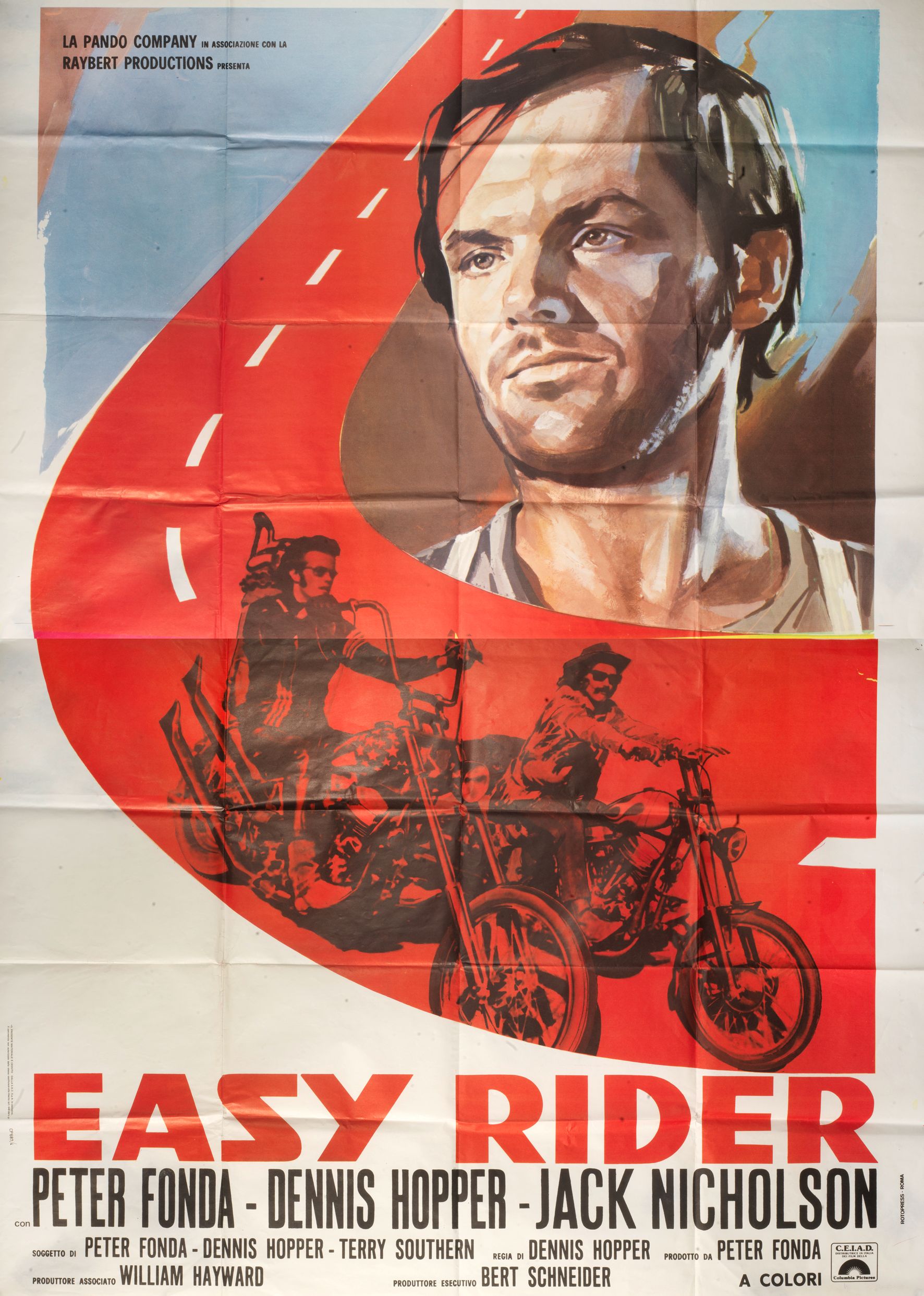 Jack Nicholson Easy Rider Easy Rider 1969 Jack Nicholson Hi Res Stock