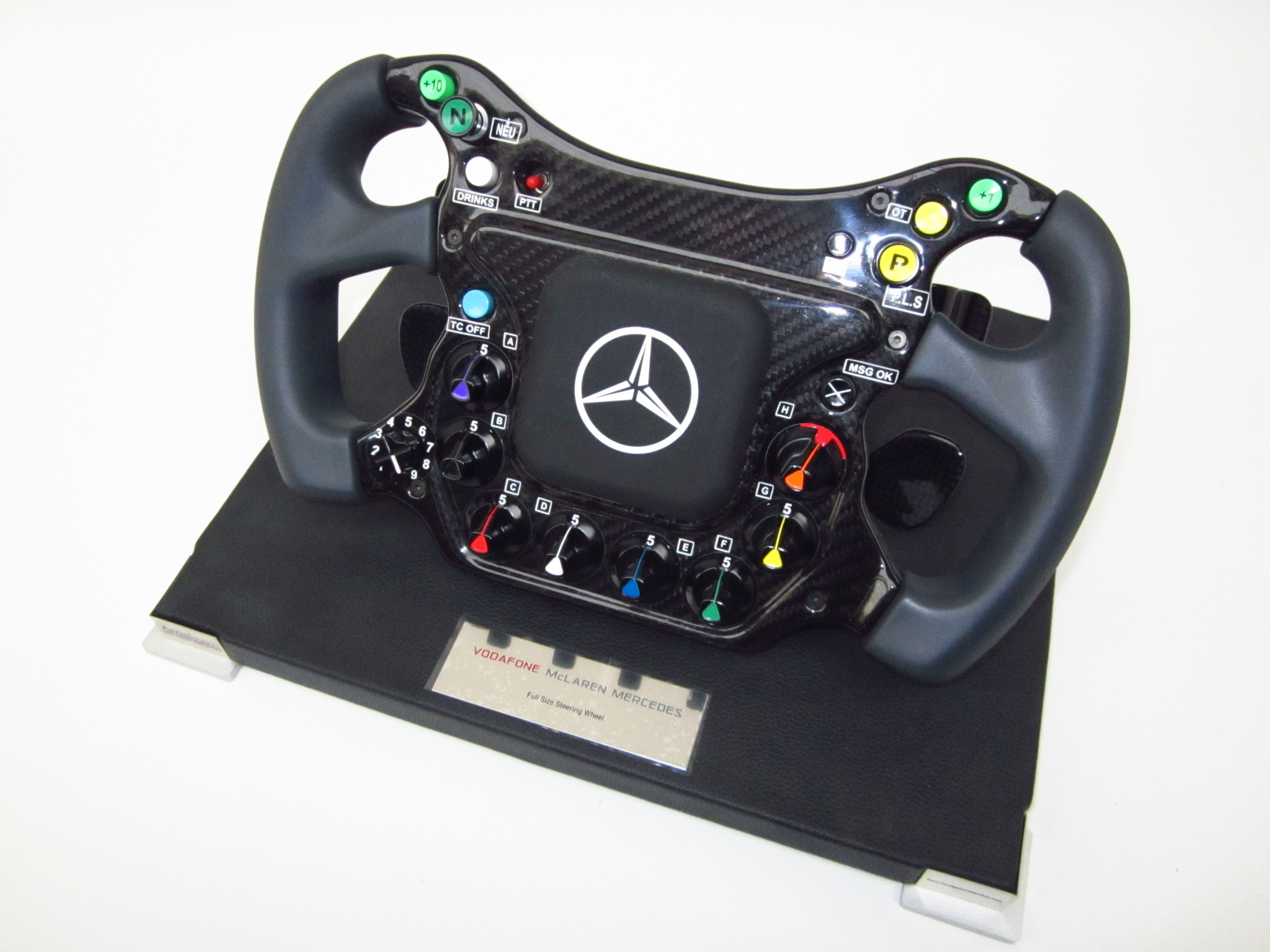 Bonhams Cars : A model of a 2007 McLaren Mercedes F1 steering wheel, by ...