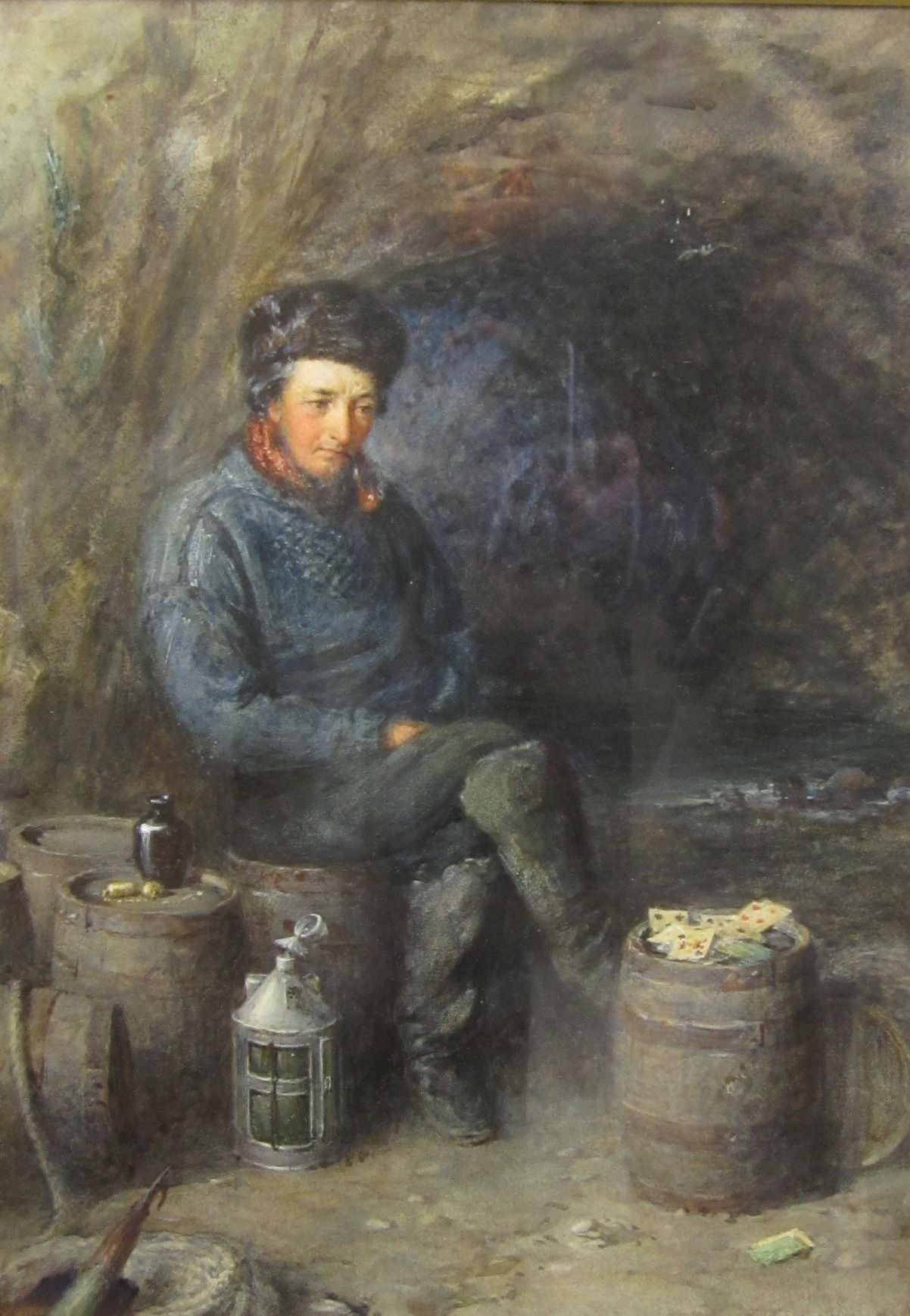 Bonhams : George Manson (British, 1850-1876) Smuggler's rest