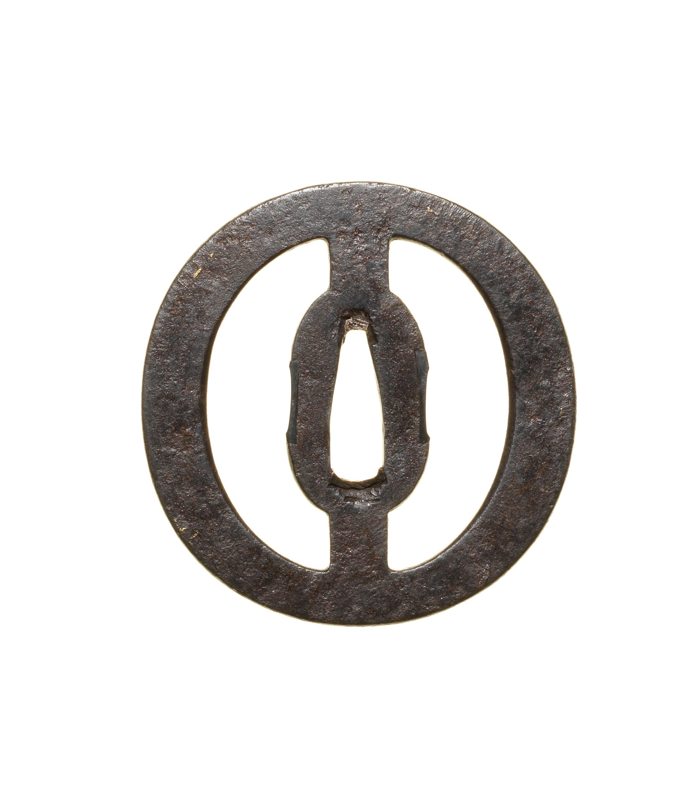 Bonhams : A Higo Nishigaki tsuba Edo Period, mid 17th century