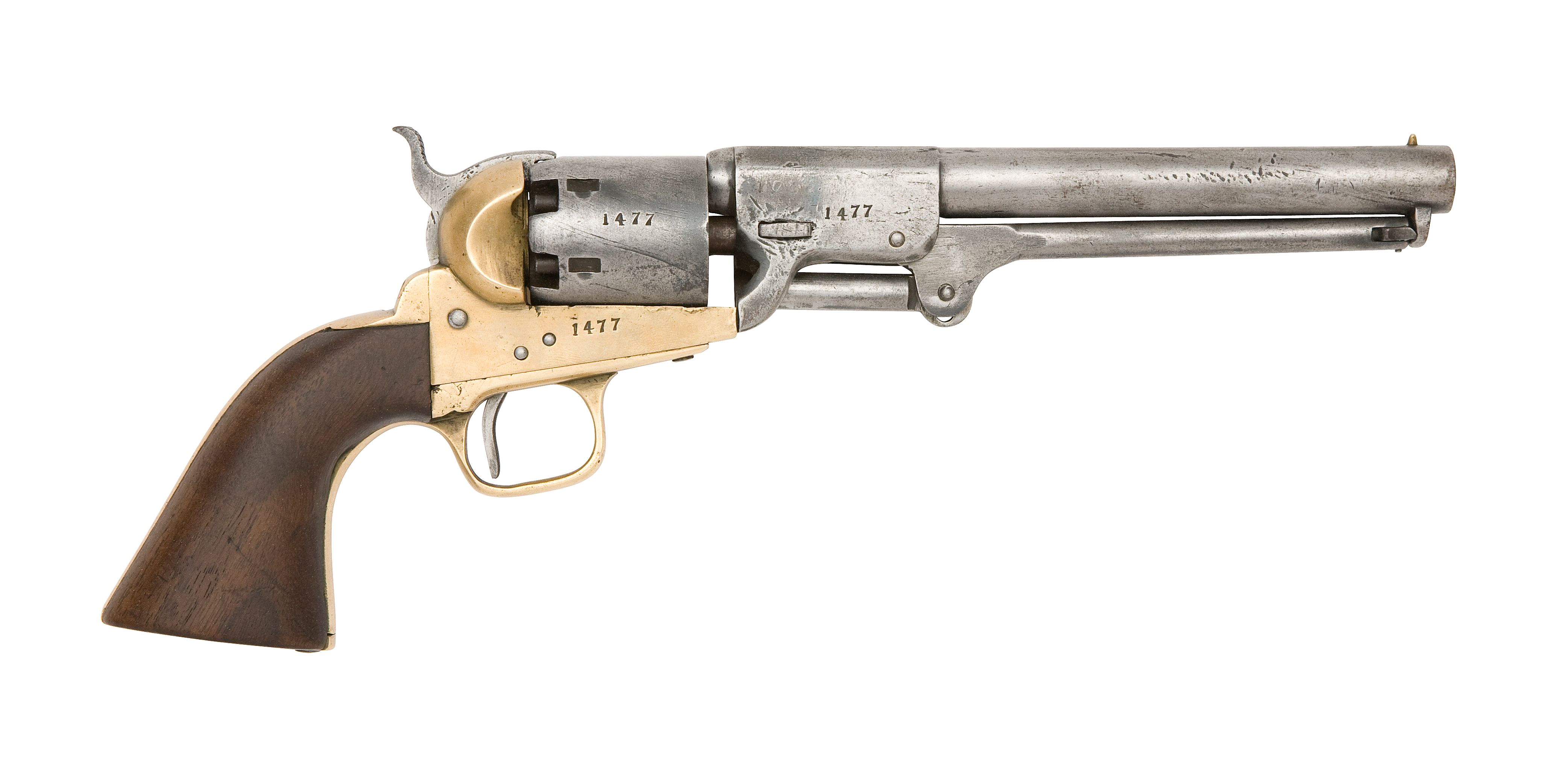 Bonhams : A Very Rare Griswold & Gunnison Six-Shot Percussion Revolver ...