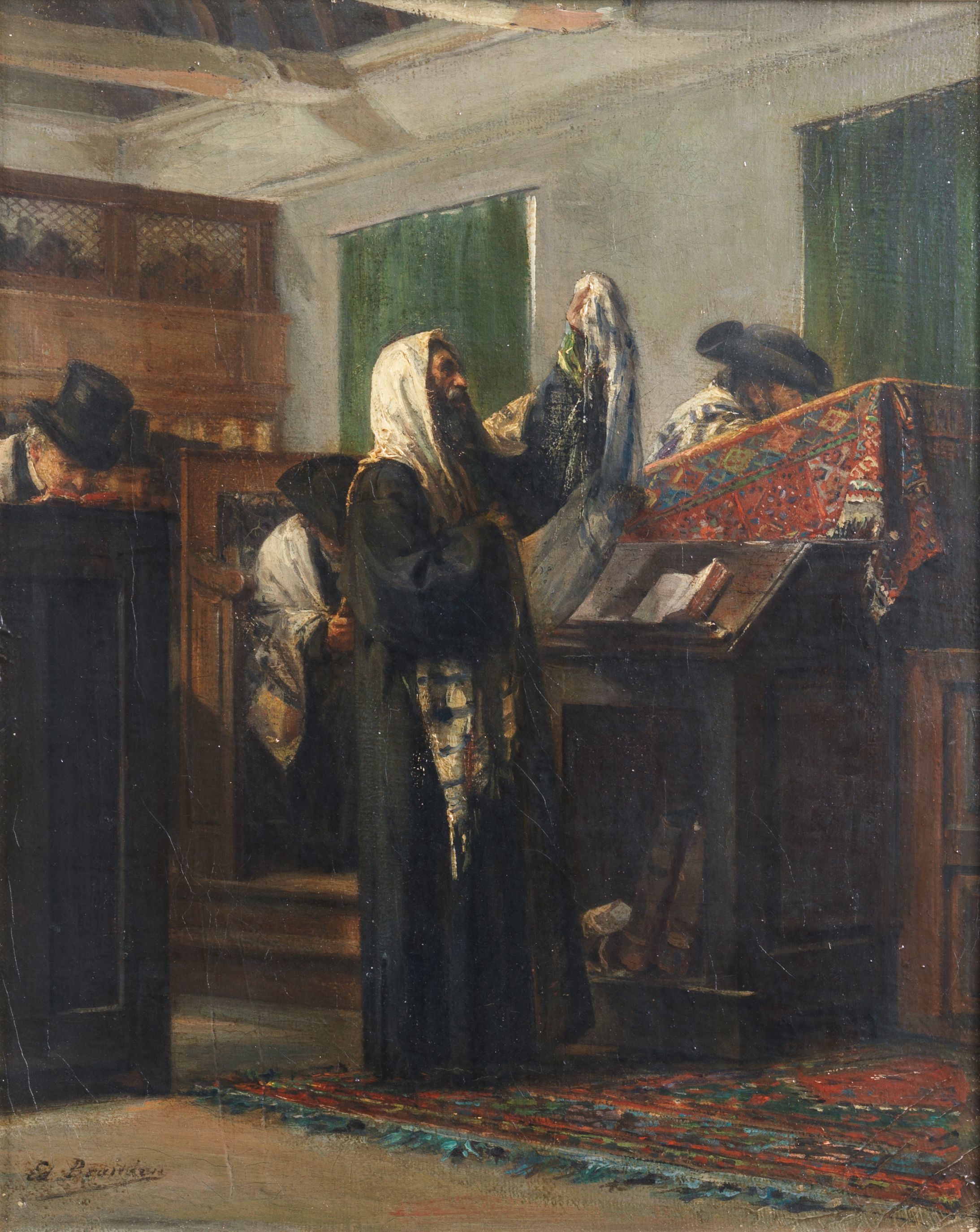 Bonhams : Jacques Emile Edouard Brandon (French, 1831-1897) Shema Yisrael
