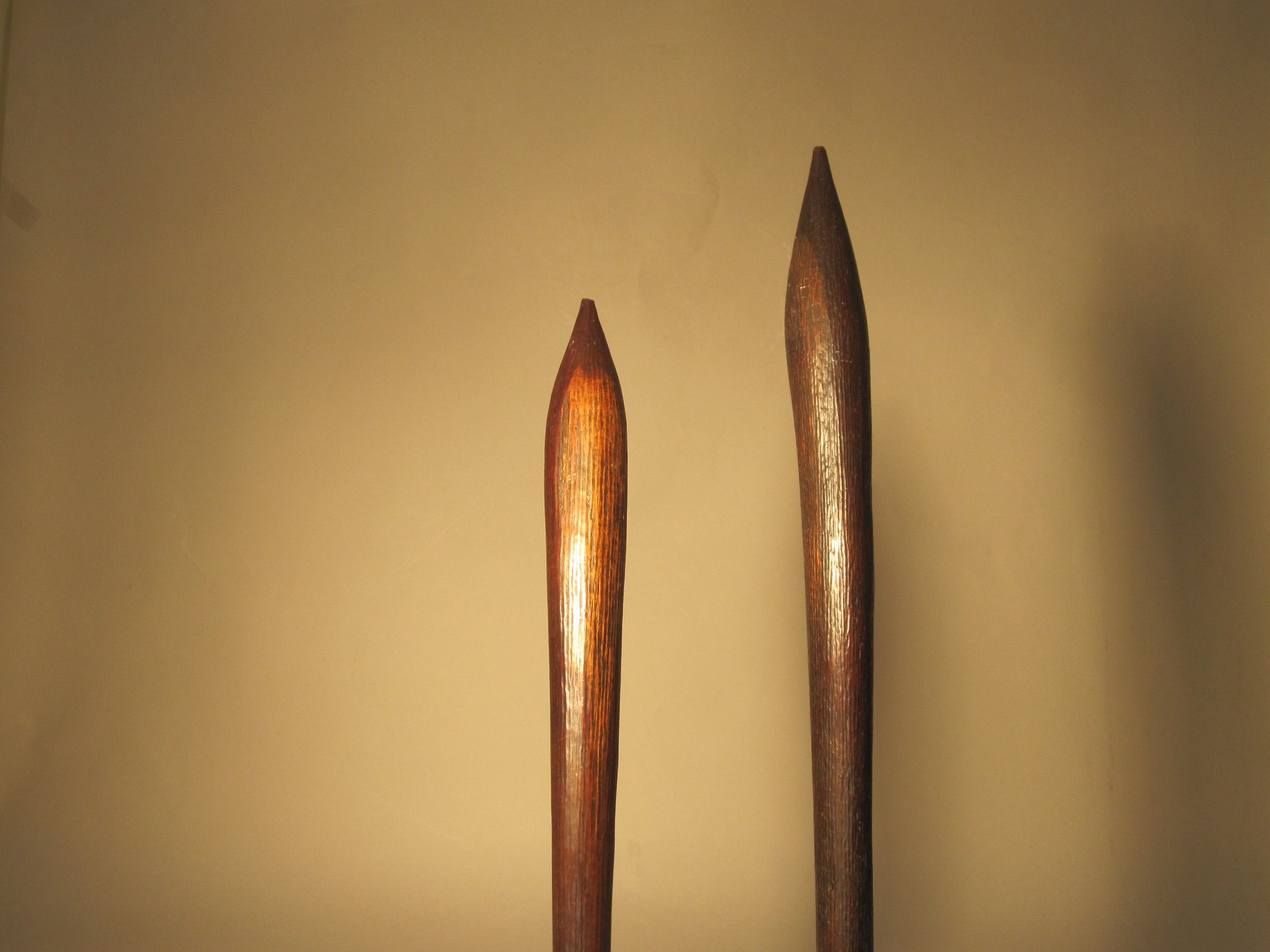 Bonhams : Two aboriginal throwing sticks Queensland, Australia 66cm and ...