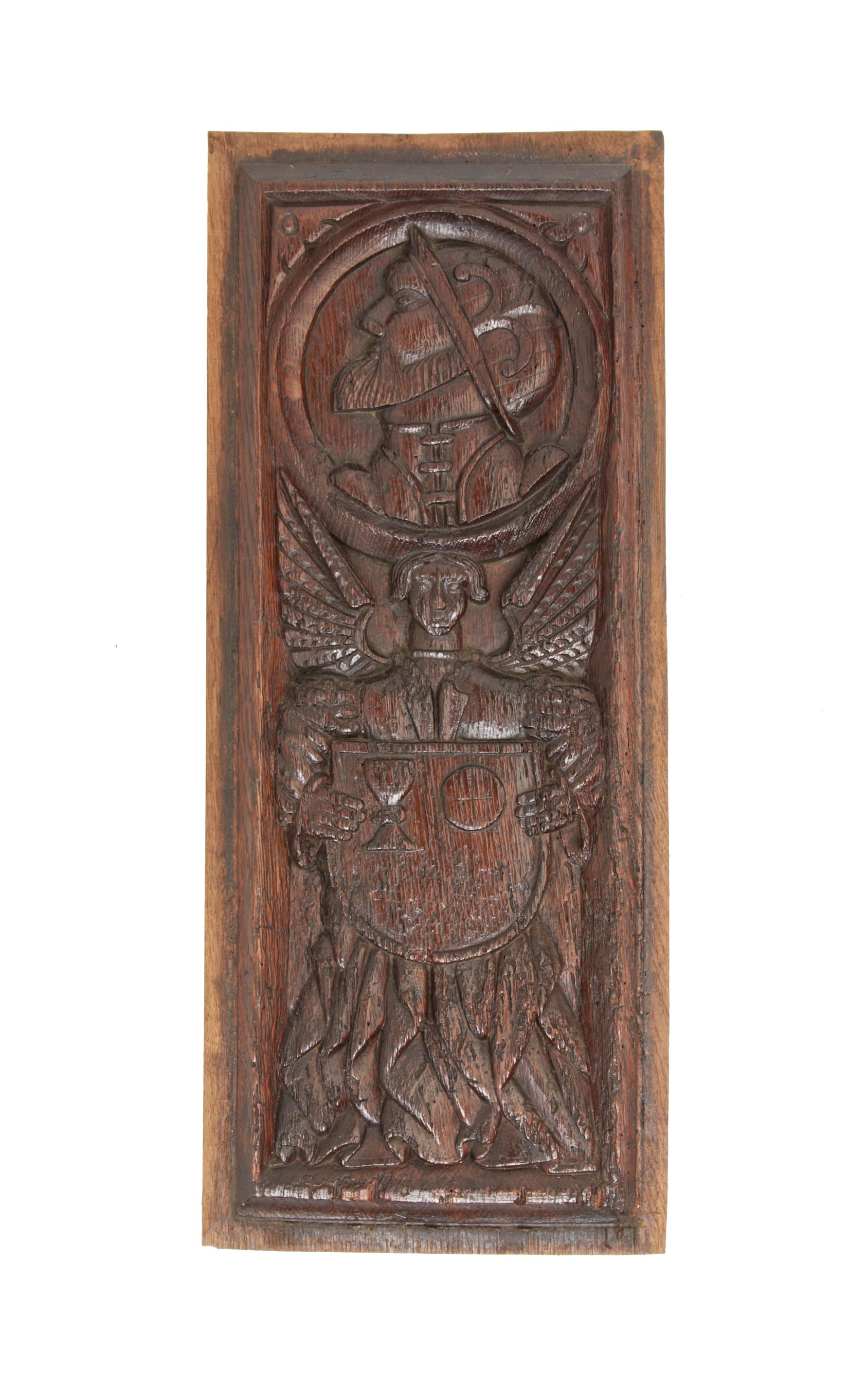 Bonhams : An unusual and rare mid-16th century carved oak 'Romayne ...